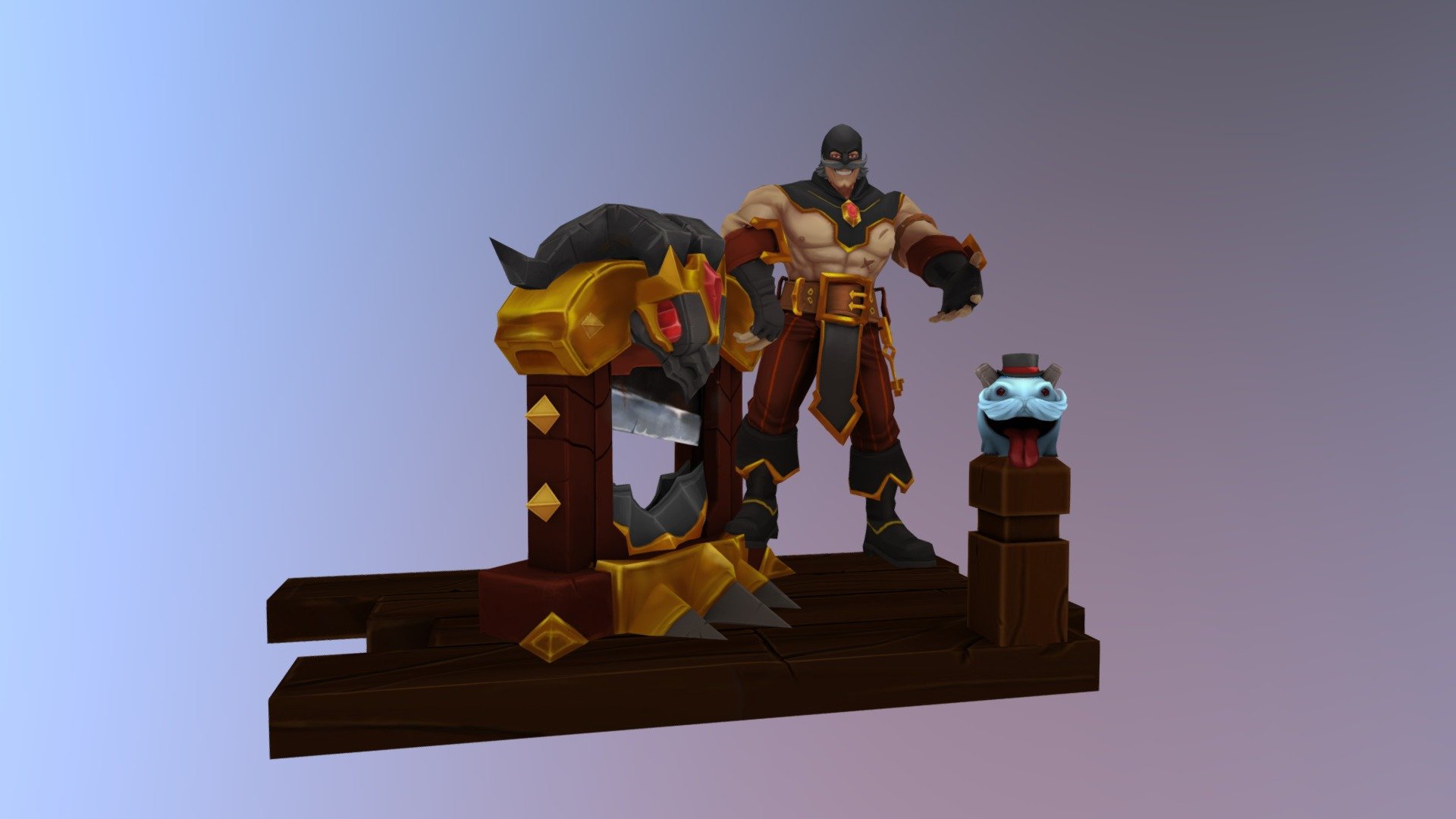 Braum - 3D model by QiAn.Sun [0f79b02] - Sketchfab