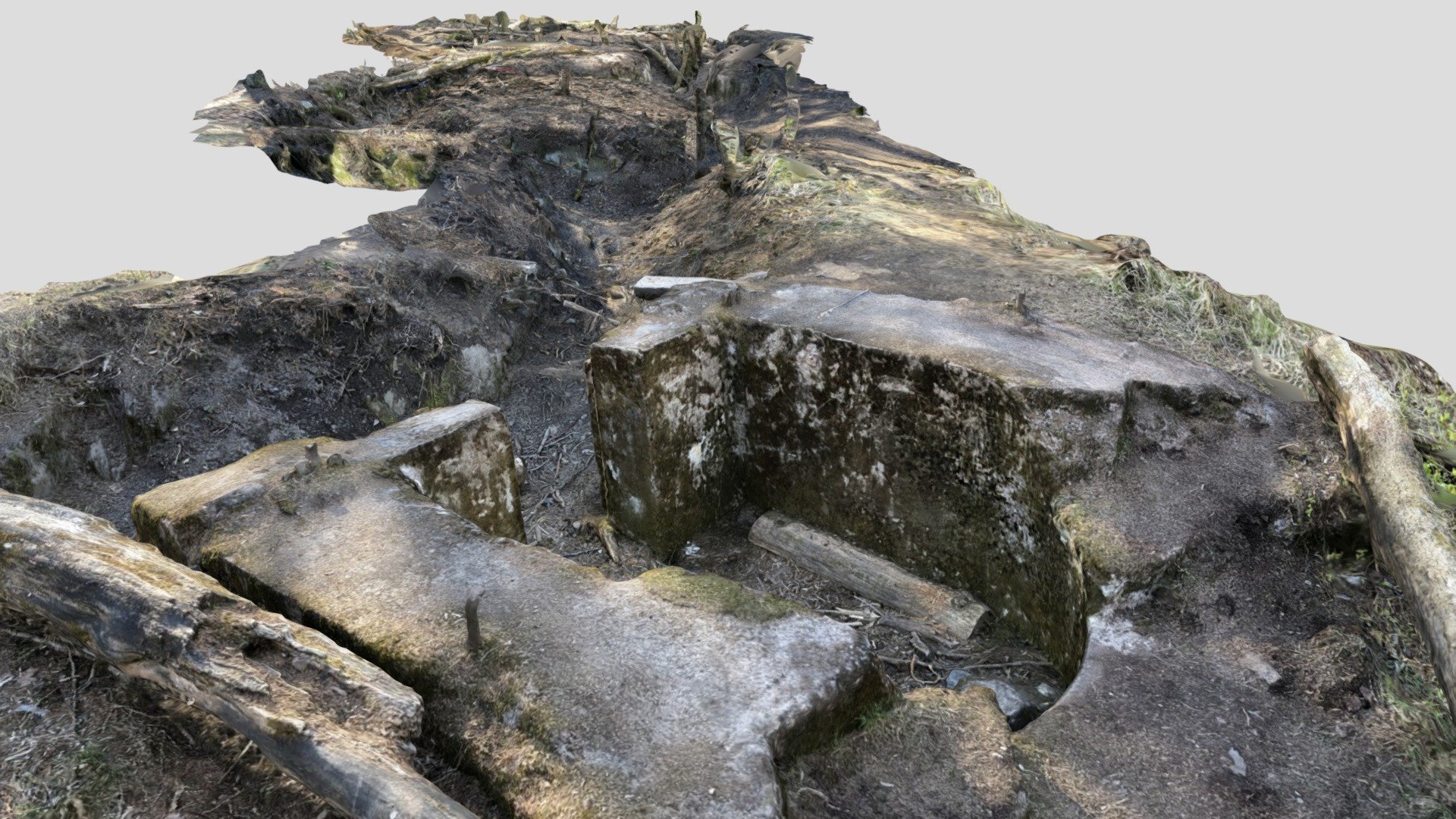 WW1 trench traverses, Helsinki, Finland - Download Free 3D model by ...