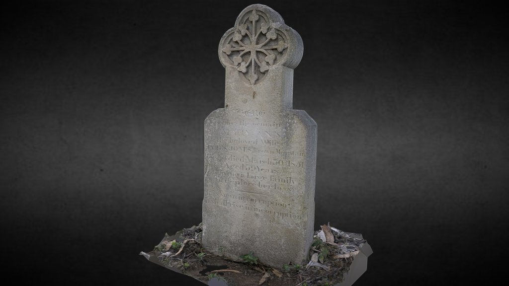 stone 1 @ richmond cemetary - 3D model by TheDarkSunProject ...