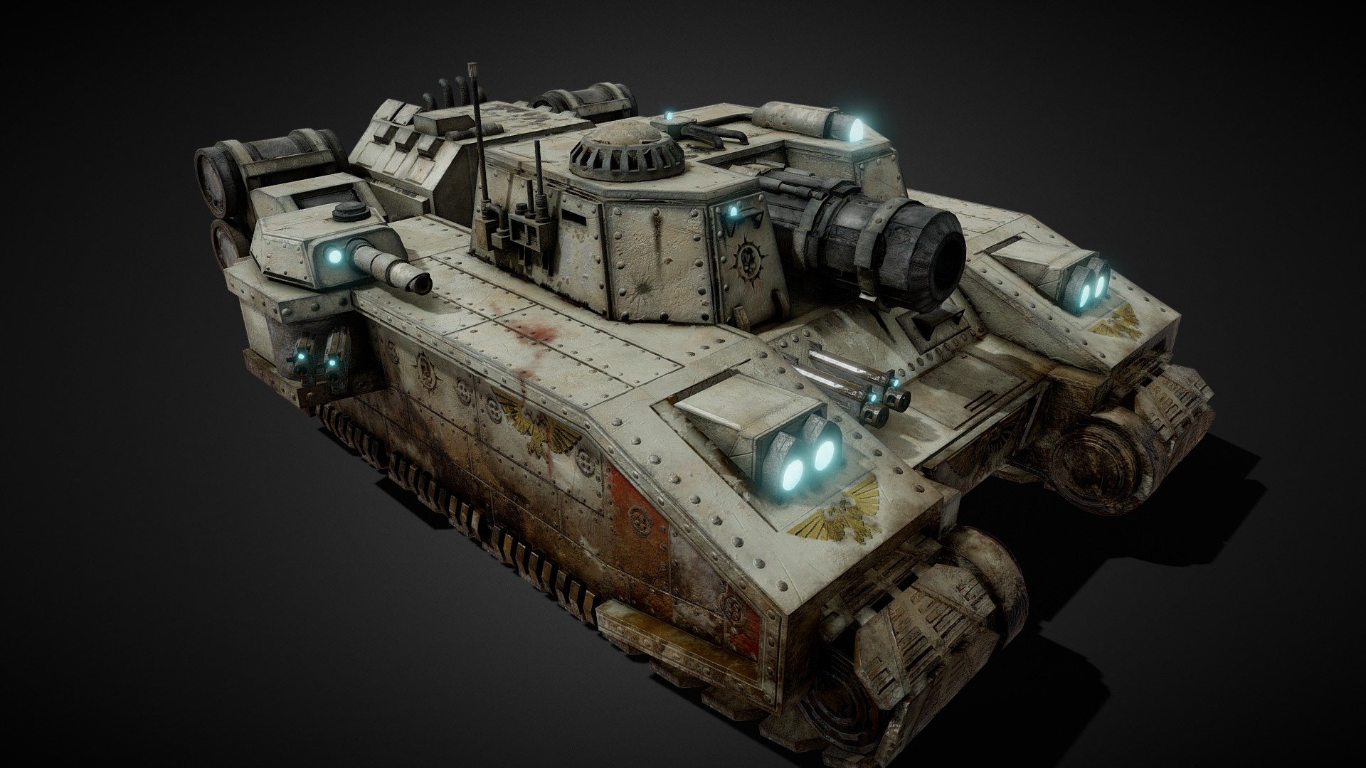 Warhammer 40k Banehammer Tank - 3D model by aresdavide94 [0f7bc83 ...