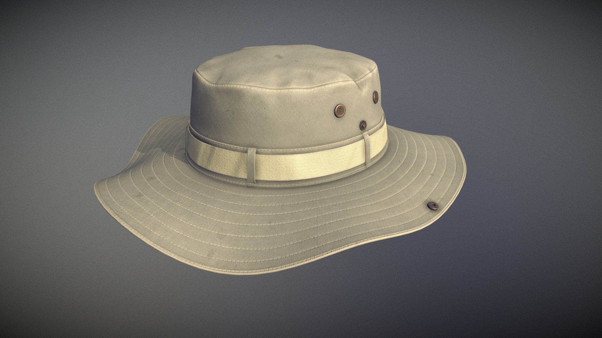 Fisherman's hat - 3D model by pierreB3D [0f7ef6f] - Sketchfab