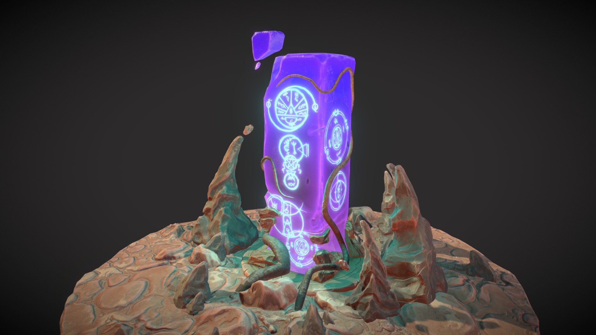 Rift Crystal - 3D model by ErrolC [0f7f43c] - Sketchfab