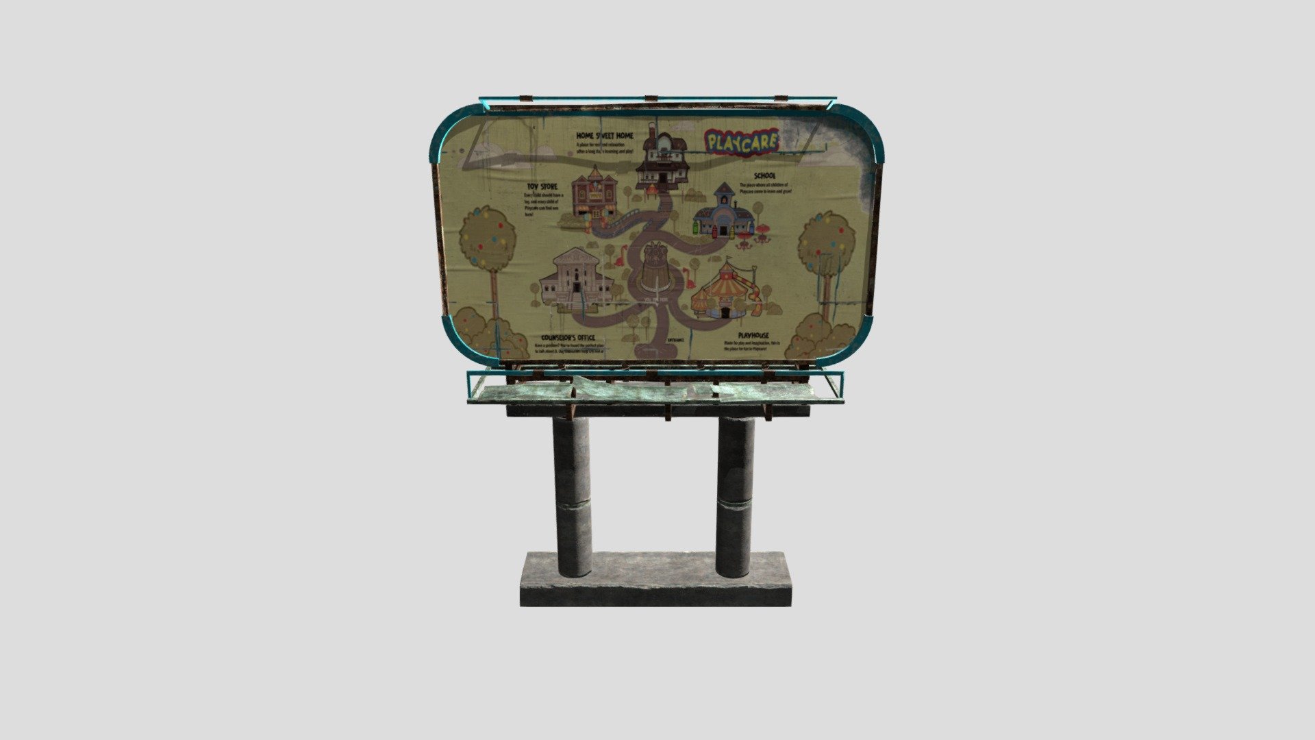 Poppy Playtime Chpater 3 : Dome Map - Download Free 3D model by 𝗩𝗶𝘁𝗼 ...