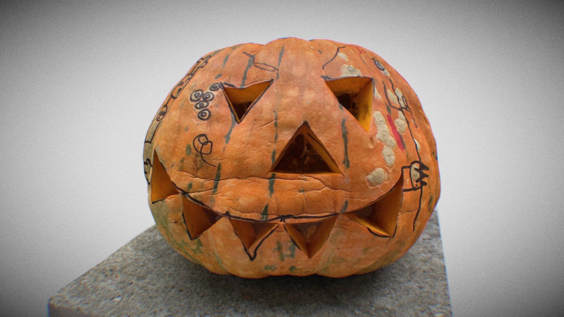 Halloween Pumpkin - Download Free 3D model by vmastilovic [0f81d70 ...