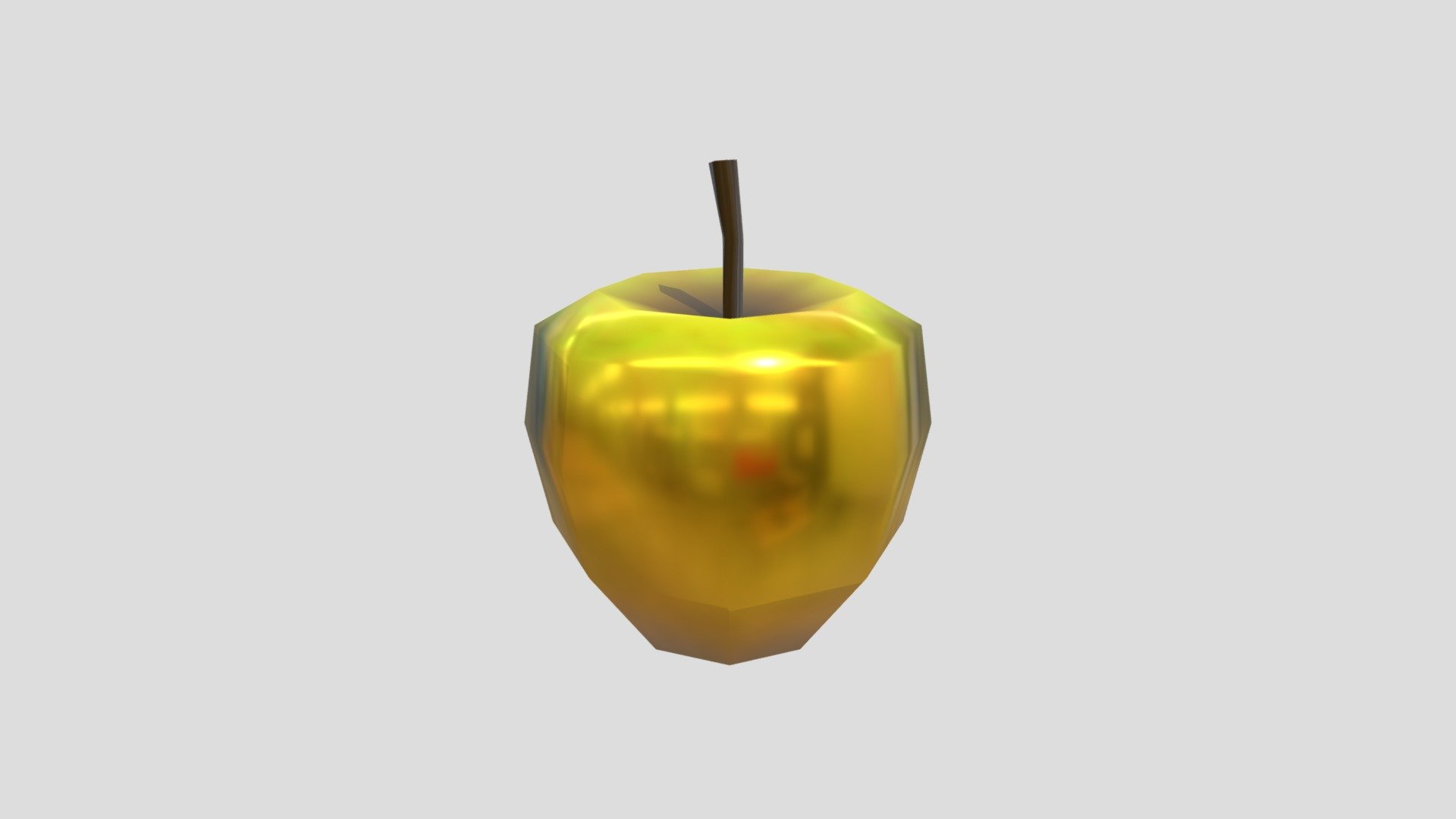 Golden apple - Download Free 3D model by naviogutierrezdavid [0f836b3 ...