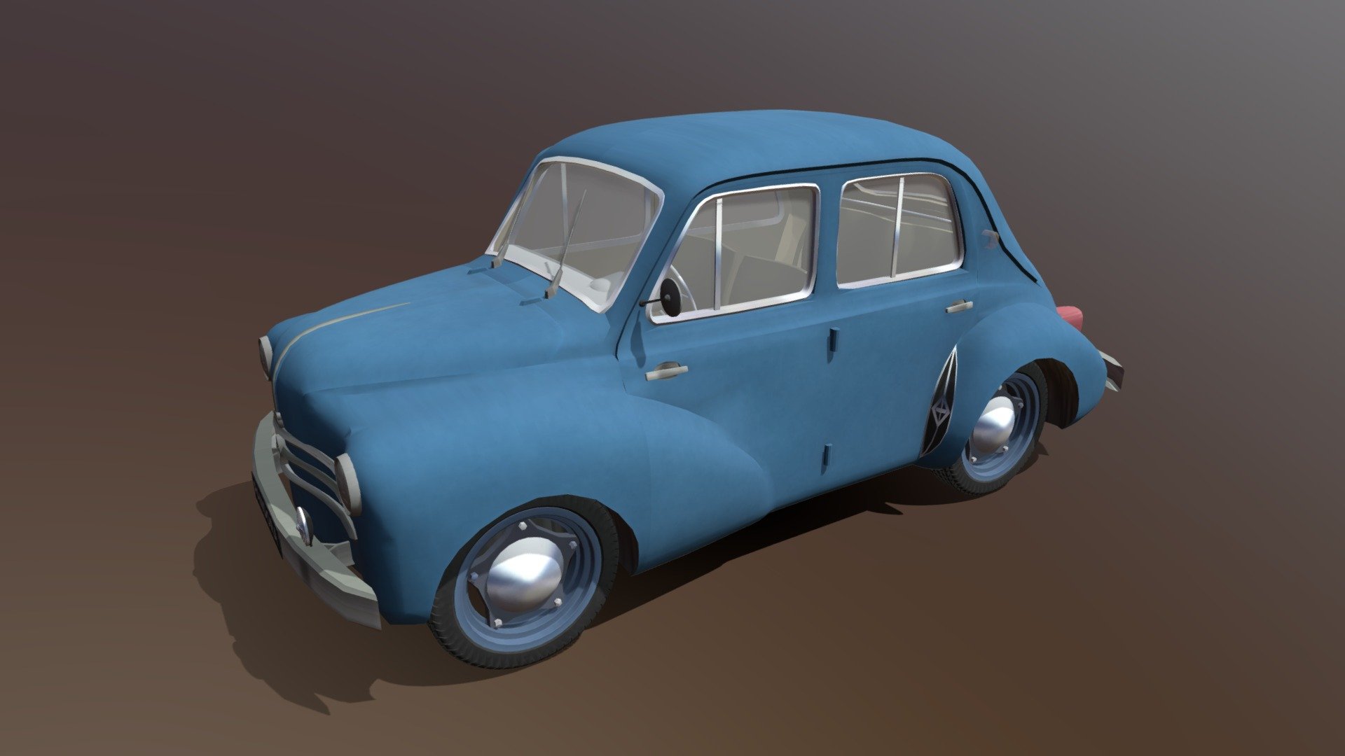 Renault 4 Cv - Download Free 3D model by helijah [0f83b88] - Sketchfab
