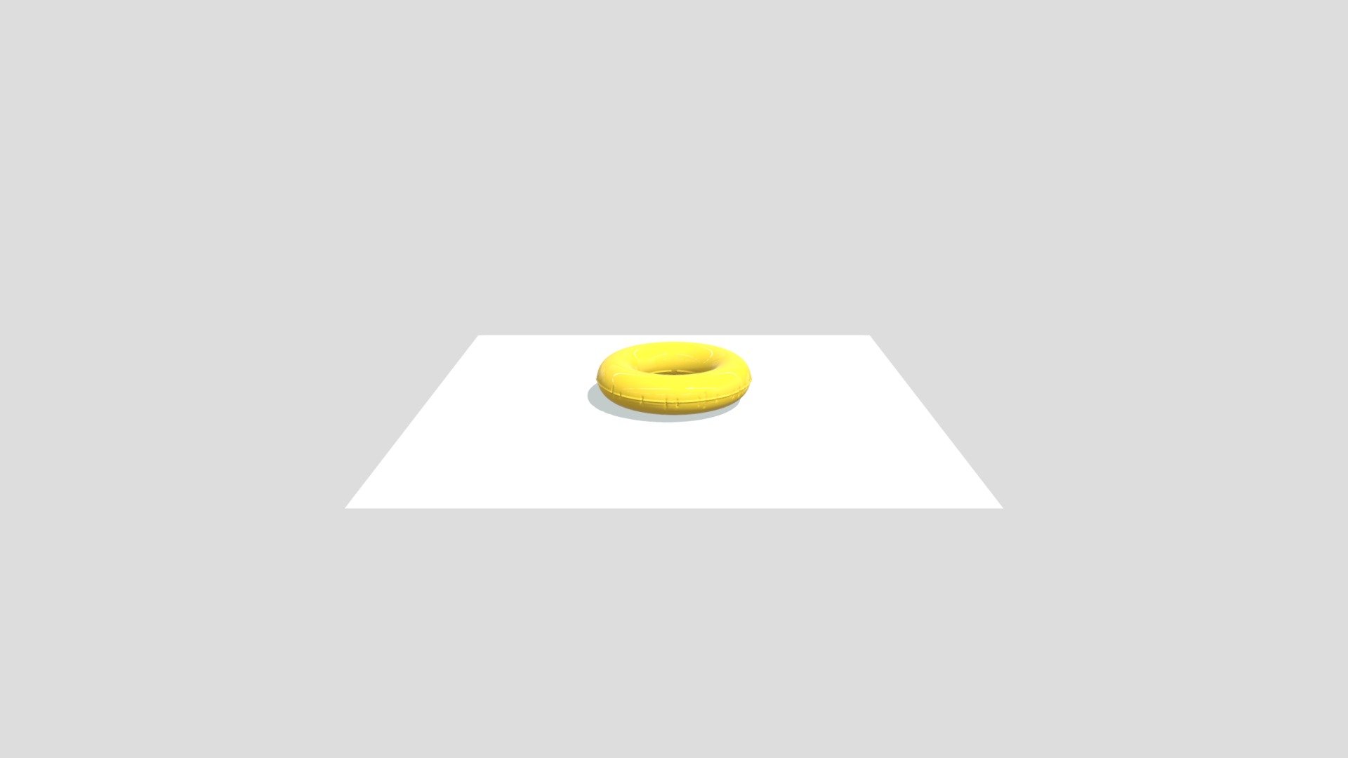 Yellow Floatie - Download Free 3D model by utopics (@utopics_) [0f83f41 ...