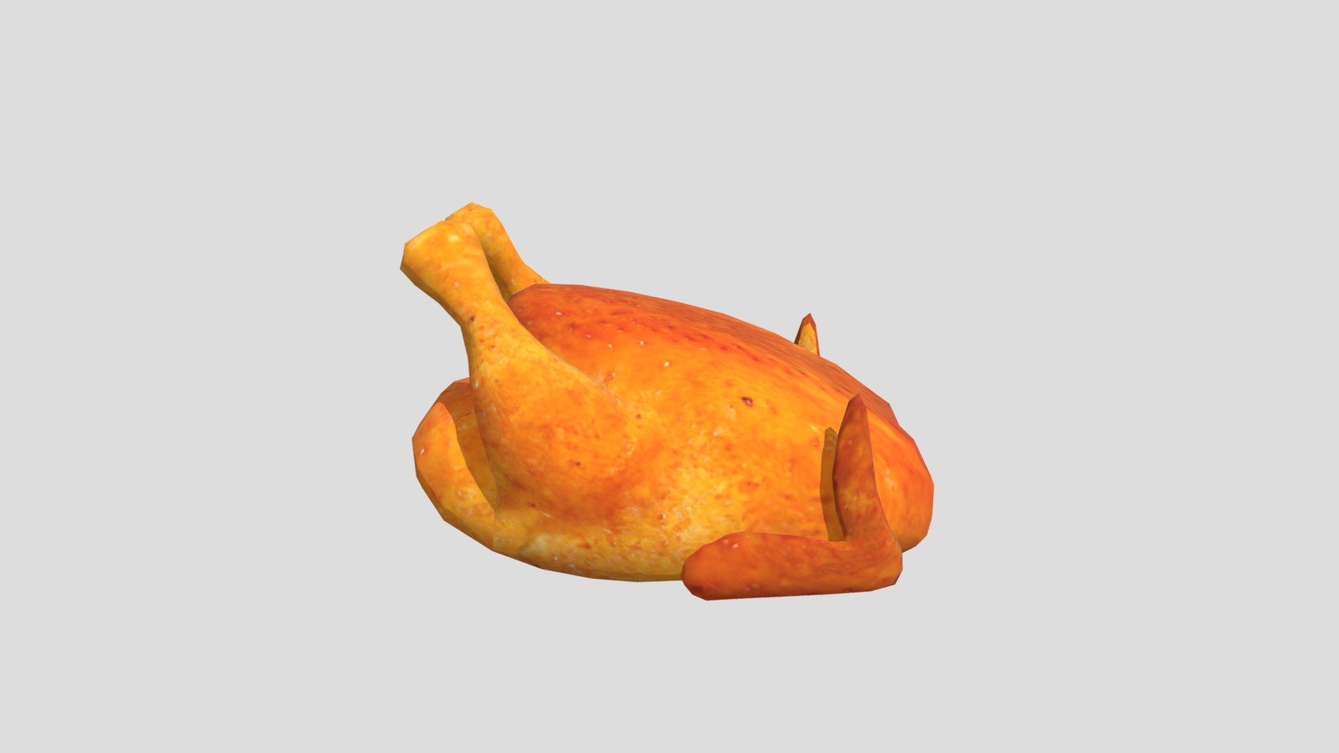 Roasted chicken - Download Free 3D model by 1-3D.com [0f86d02] - Sketchfab