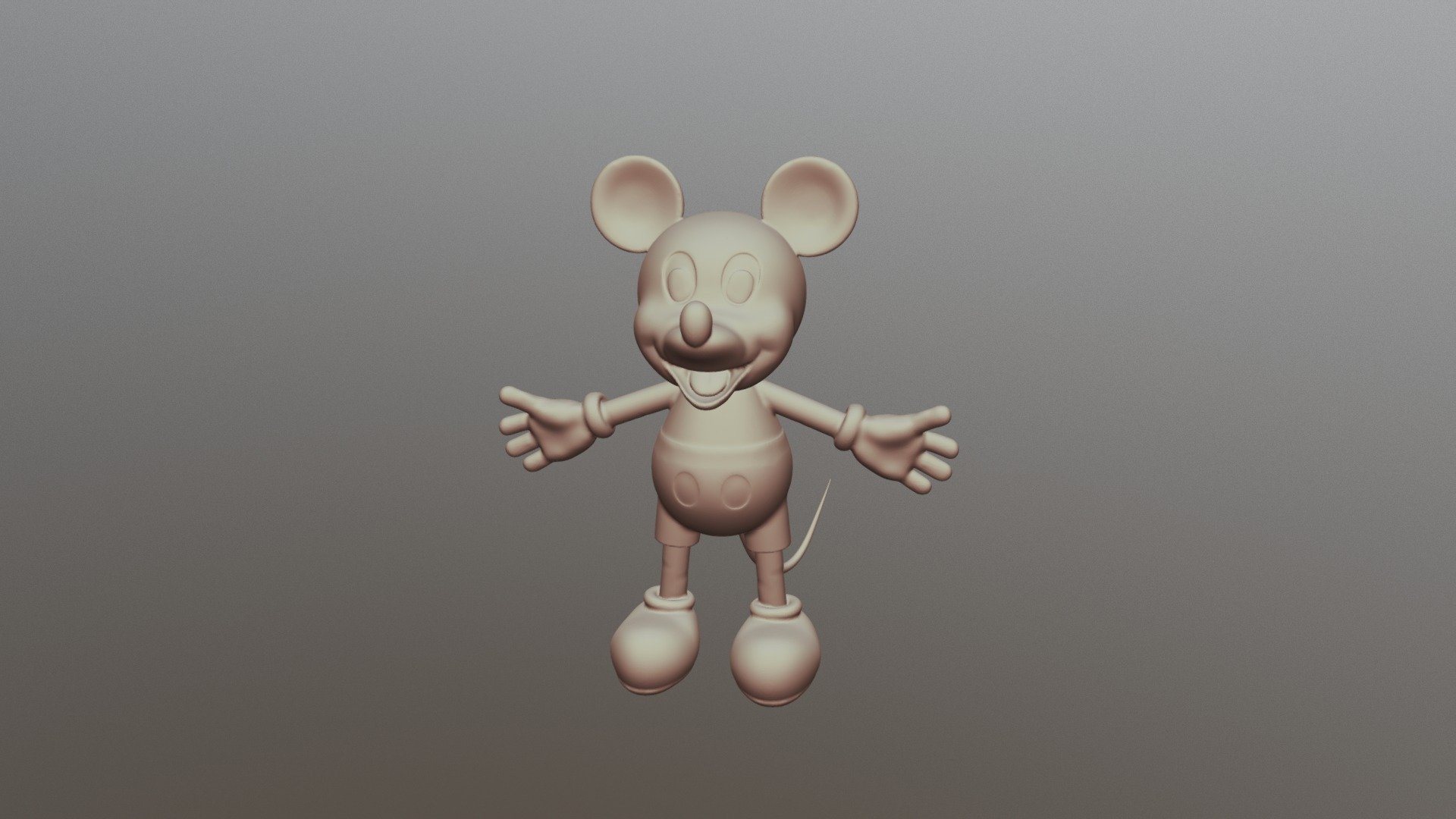 Mickey - Download Free 3D model by Nikolayy [0f88824] - Sketchfab