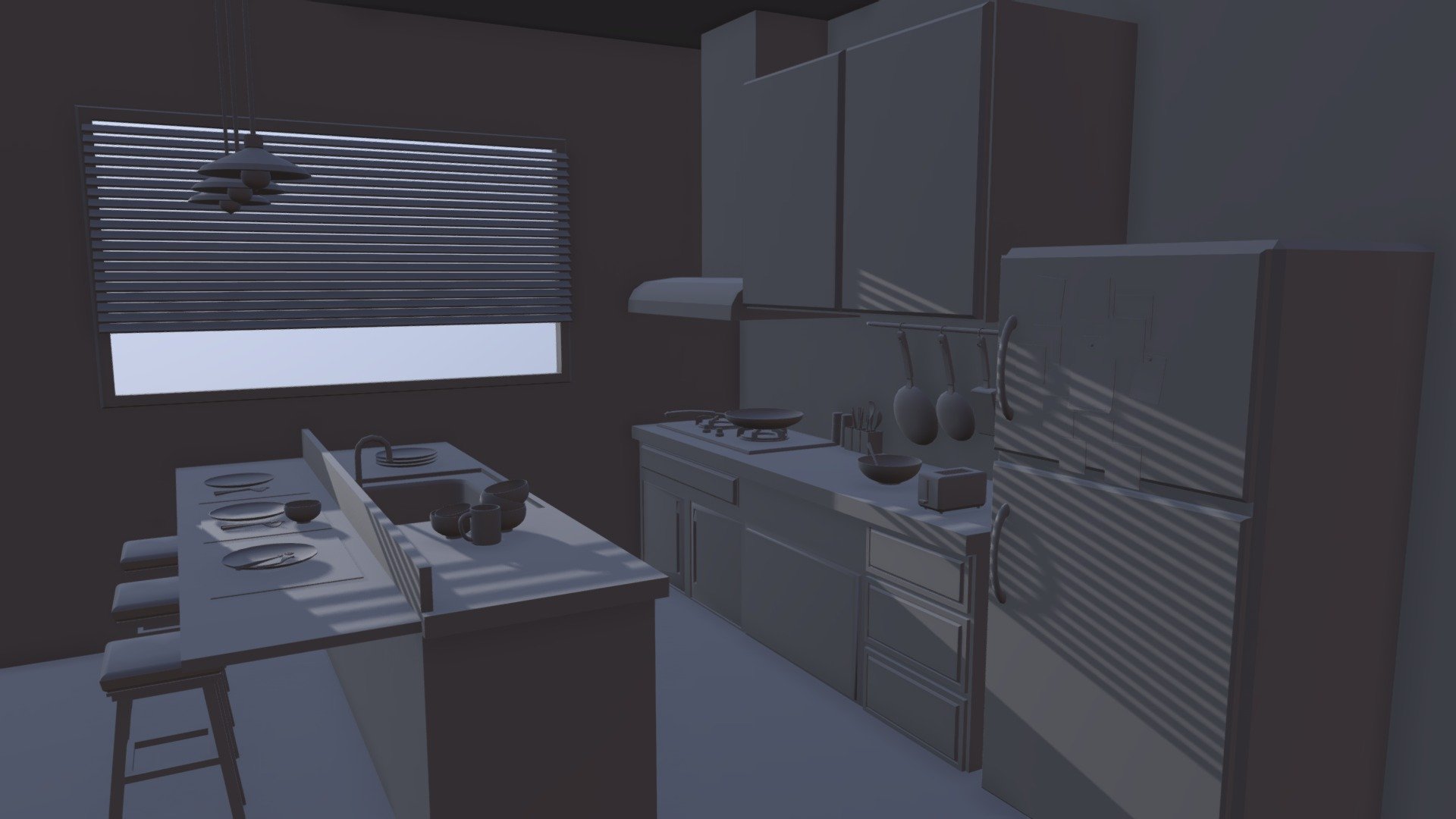 Kitchen - 3D model by k2885600 [0f89ebe] - Sketchfab
