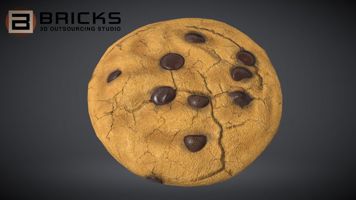 Chocolatechipcookie3dmodel 3D models - Sketchfab