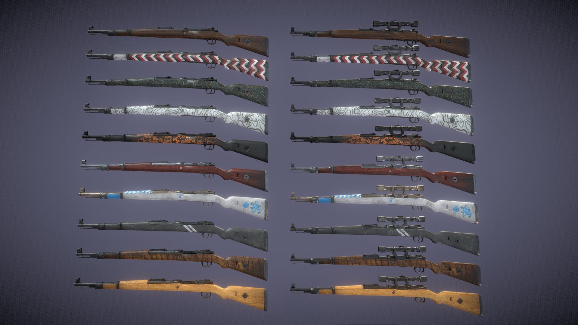 Axis Sniper (WWII Weapons) - Buy Royalty Free 3D model by Hitoshi ...