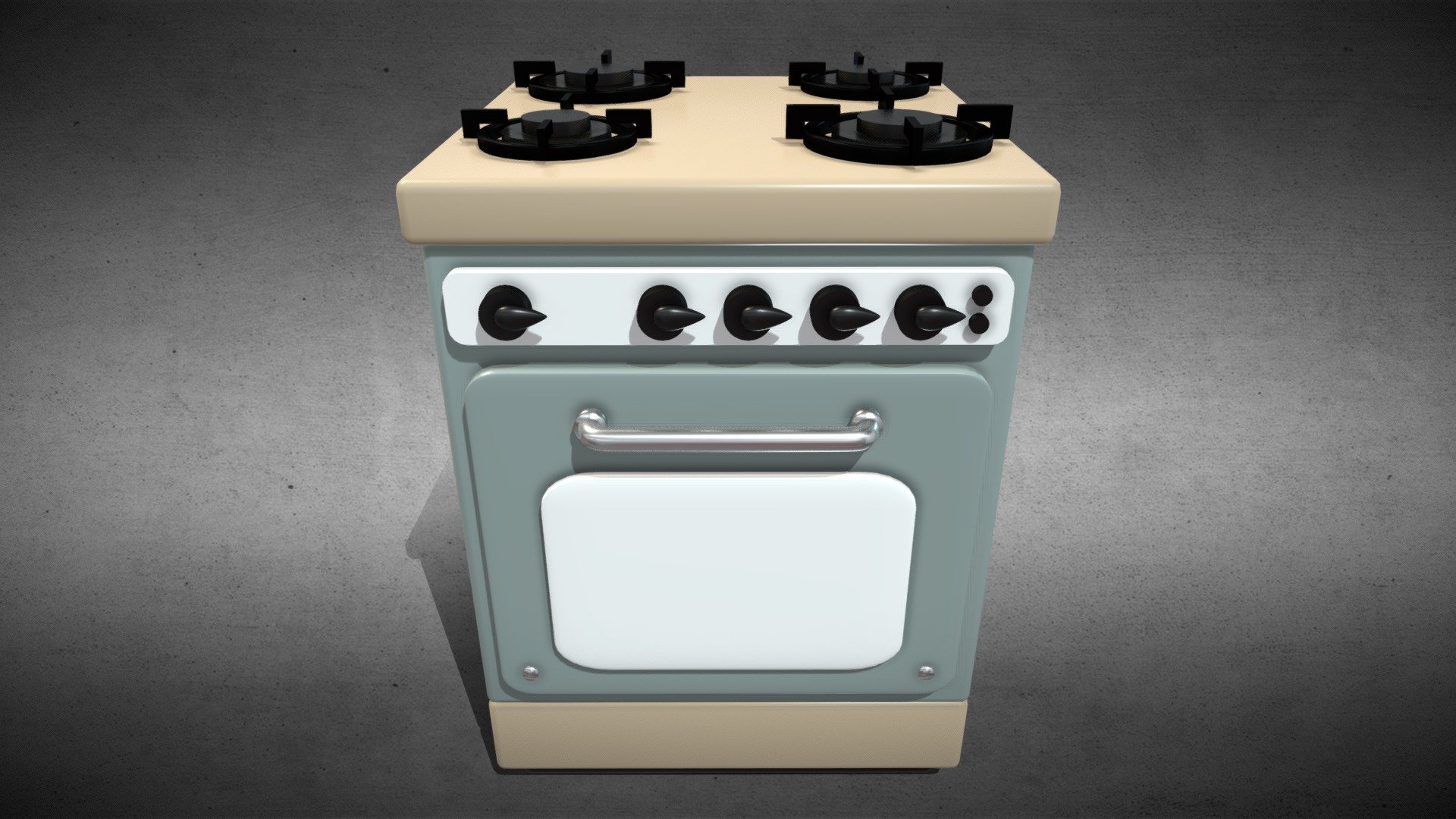 Stove - Download Free 3D model by OZU (@ozukawa) [0f8a574] - Sketchfab