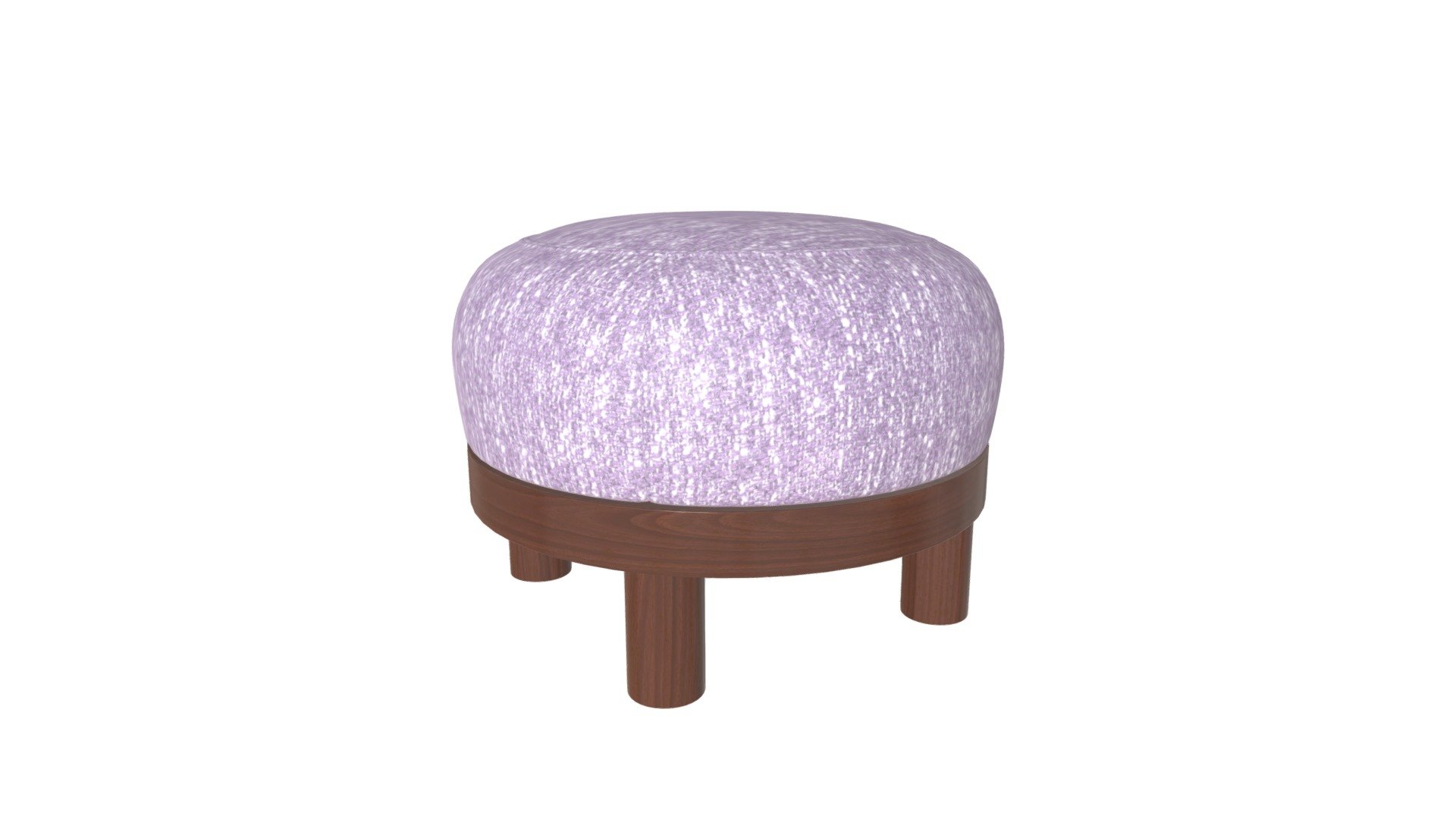 Gome Ottoman Wisteria Purple - 110185 - Buy Royalty Free 3D model by ...
