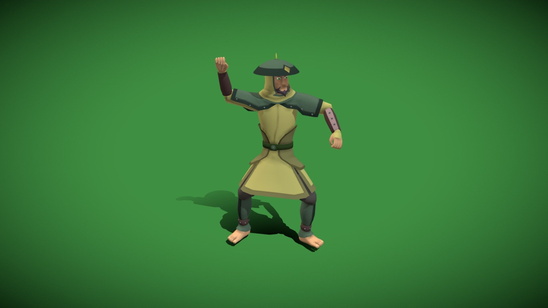 Earth Kingdom Soldier - 3D model by pyruvicacid [0f8ac9d] - Sketchfab
