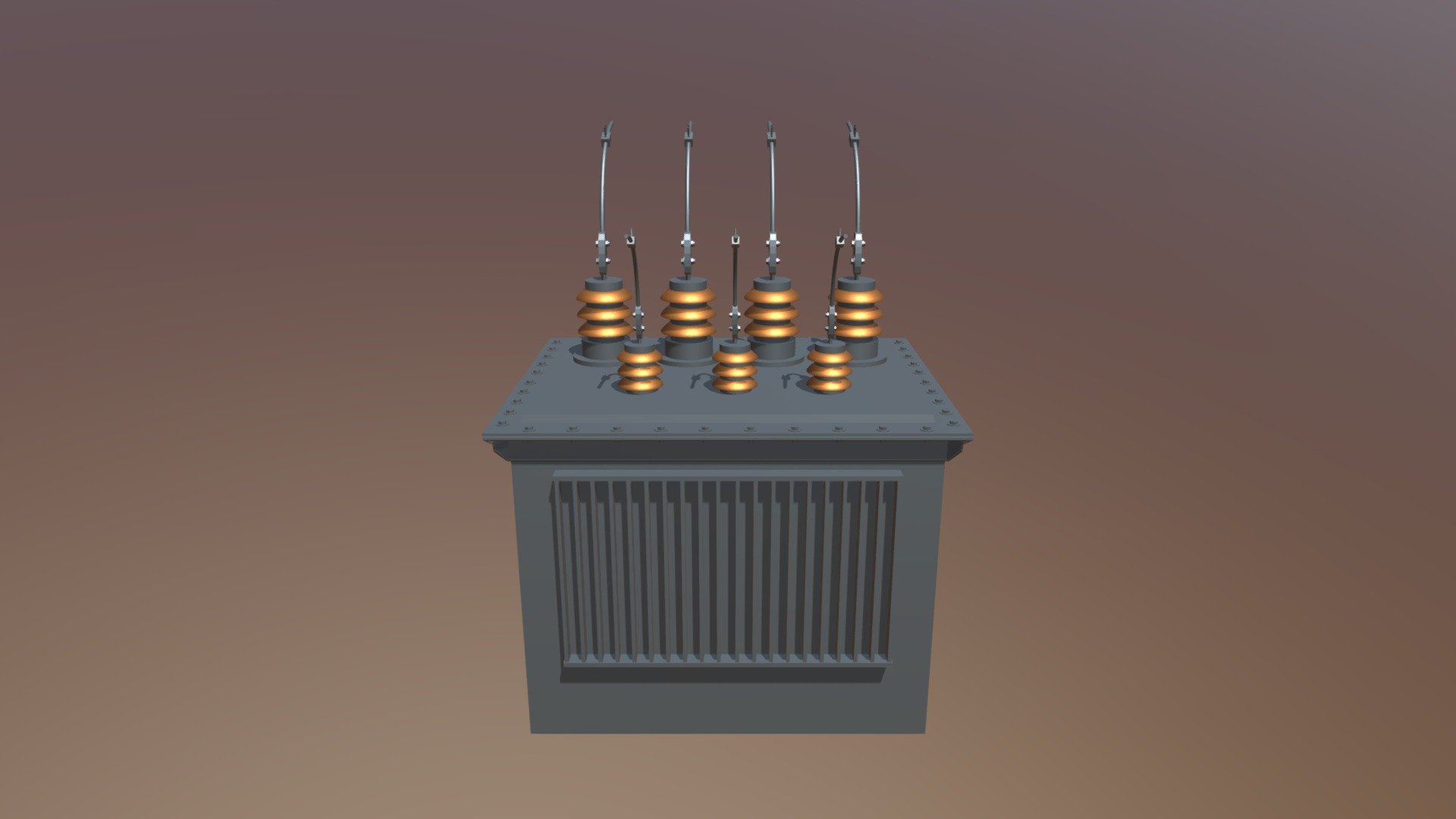 Three Phase Transformer - 3D model by alvarogode [0f8bd28] - Sketchfab