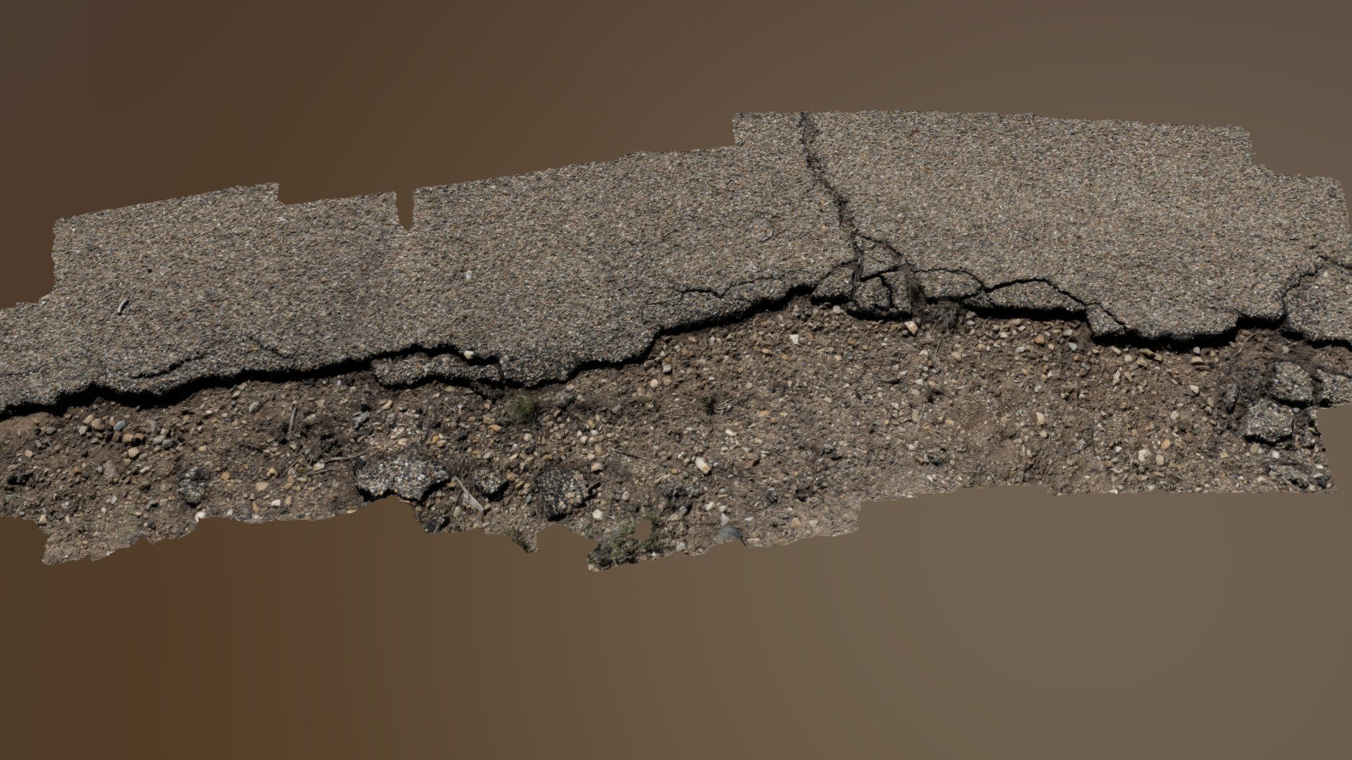 Cracked Road Edge Scan - Buy Royalty Free 3D model by CommonSpence ...
