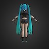 Miku - Download Free 3D model by Saionji [0f8d48e] - Sketchfab