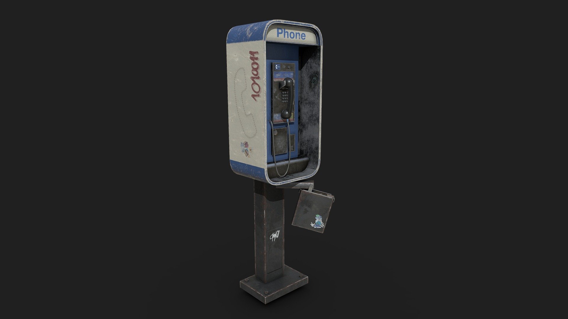 Payphone - Buy Royalty Free 3D model by Darken (@darken14) [0f8d546 ...