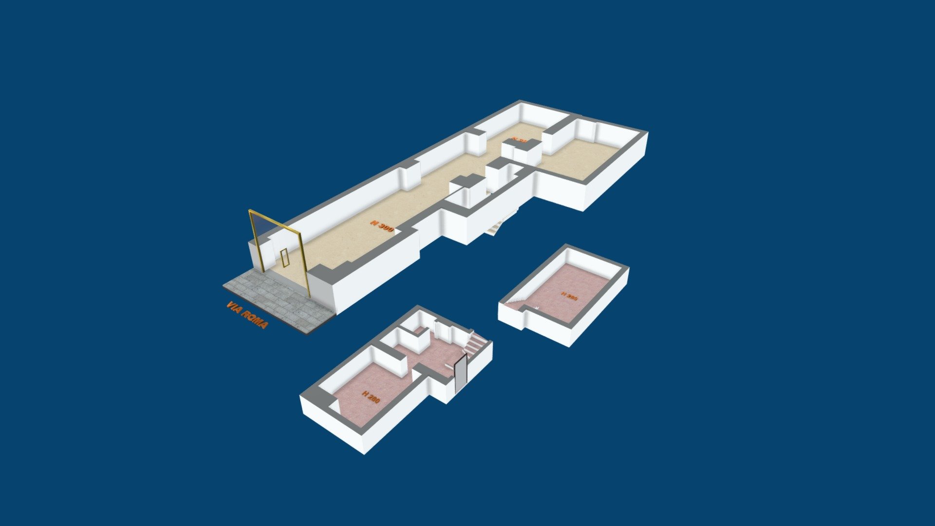 FIRENZE_VIA ROMA 24R - 3D model by Sviluppo|23 (@Sviluppo23.) [0f8d56b ...