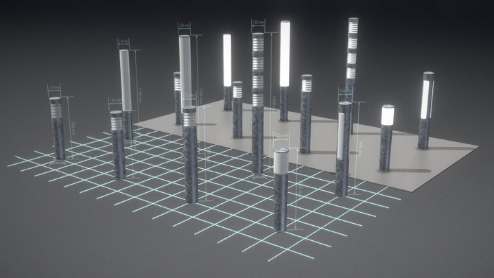Bollard 3D models - Sketchfab