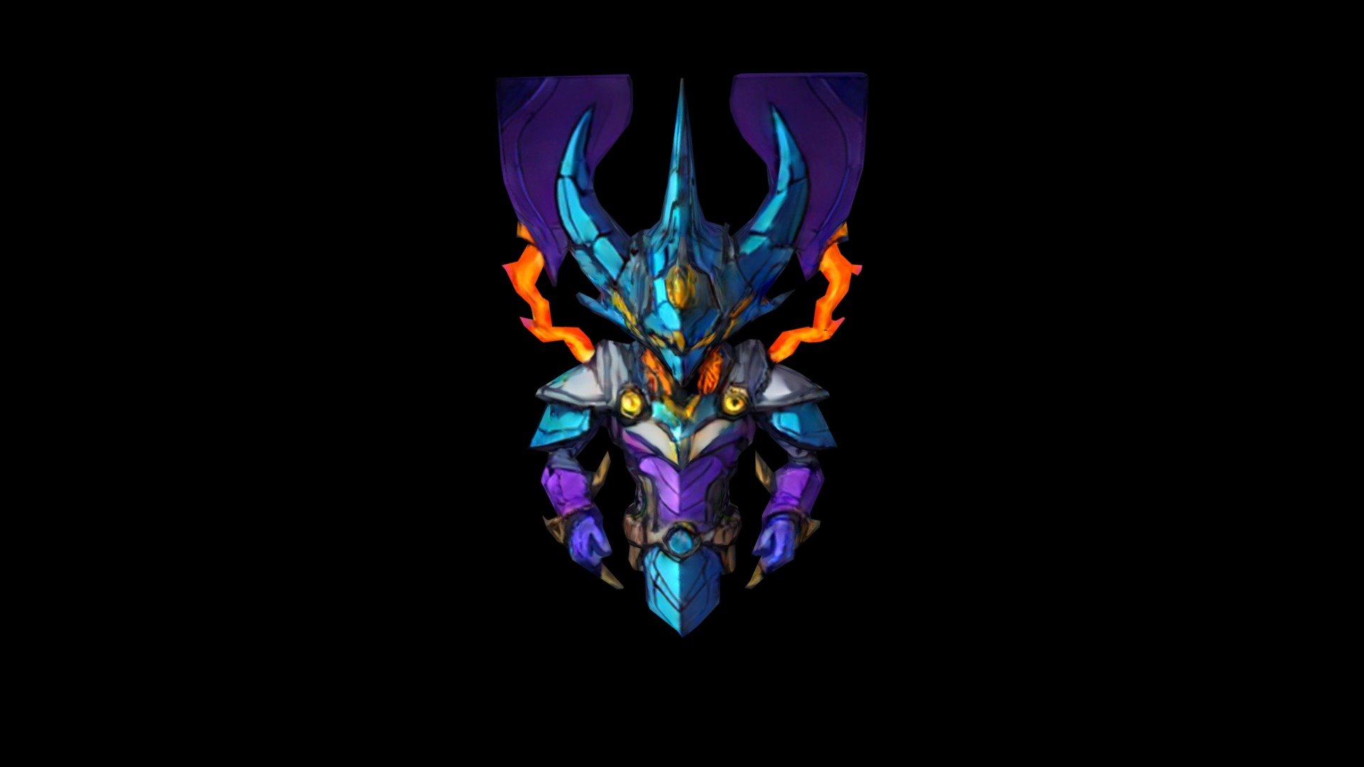 An illustration of a fierce dragon-wizard hybrid - Download Free 3D ...