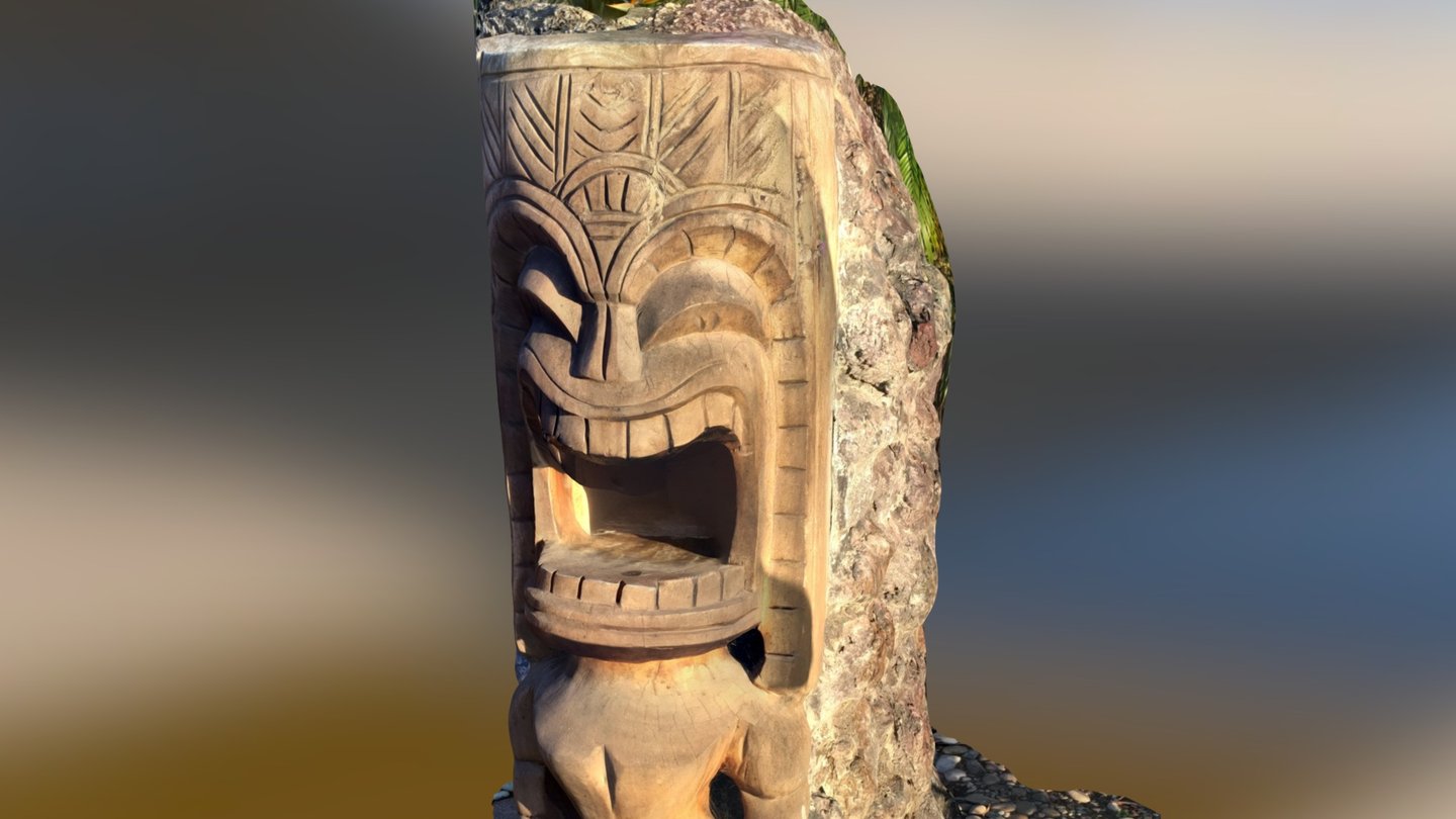 Tiki wooden statue - Download Free 3D model by jtressle [0f8e9ee ...