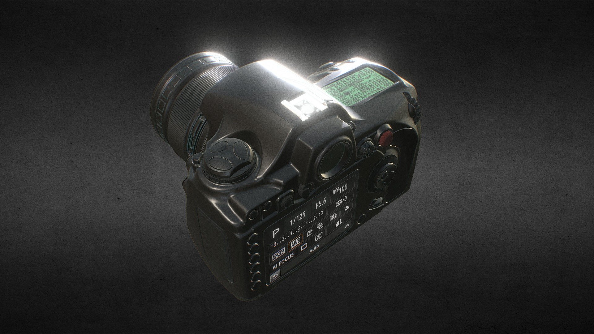 3D DSLR - 3D model by S. Wilson (@shawil) [0f90a45] - Sketchfab