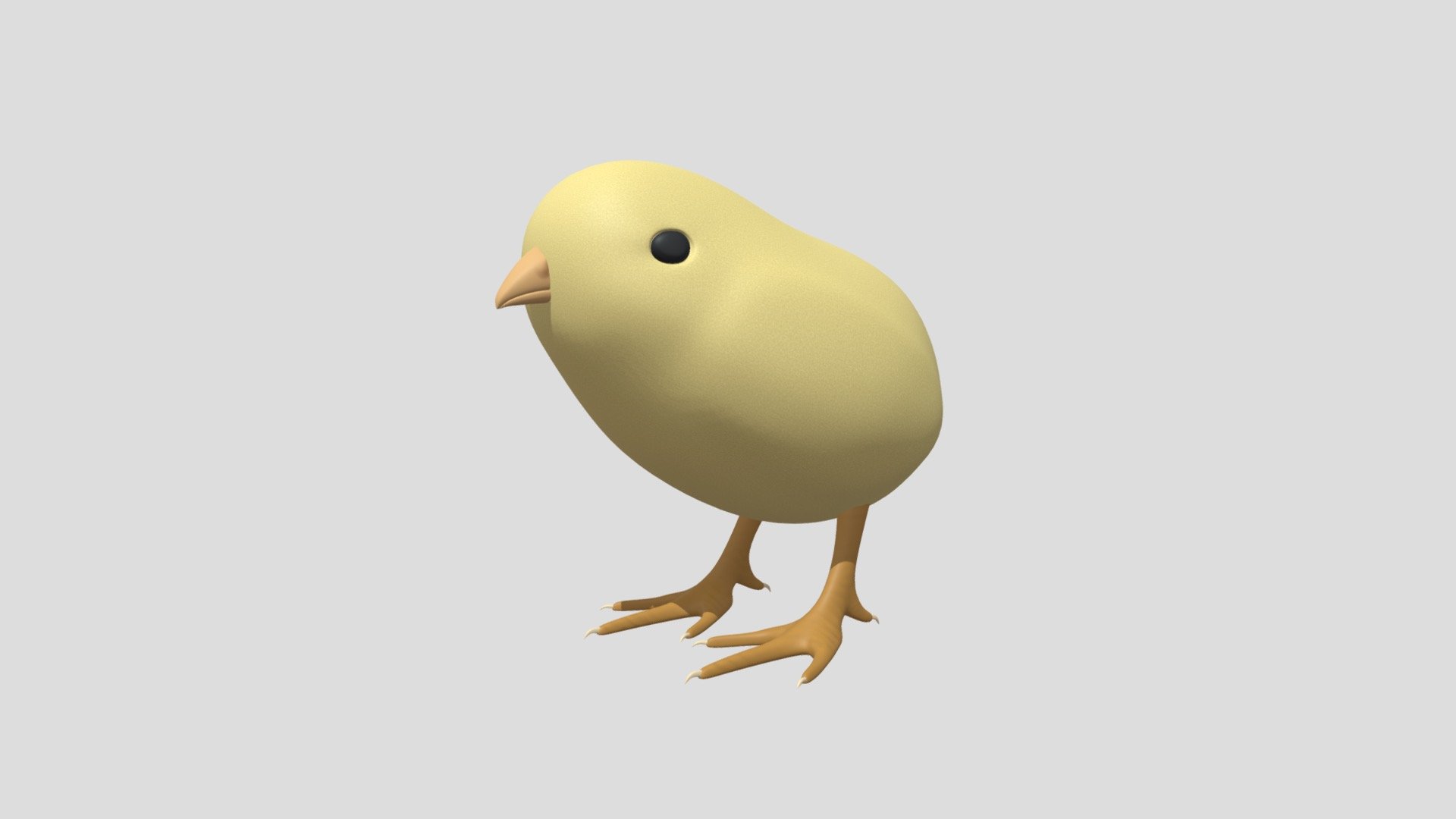 Chick - Buy Royalty Free 3D model by Ed+ (@EDplus) [0f9230c ...