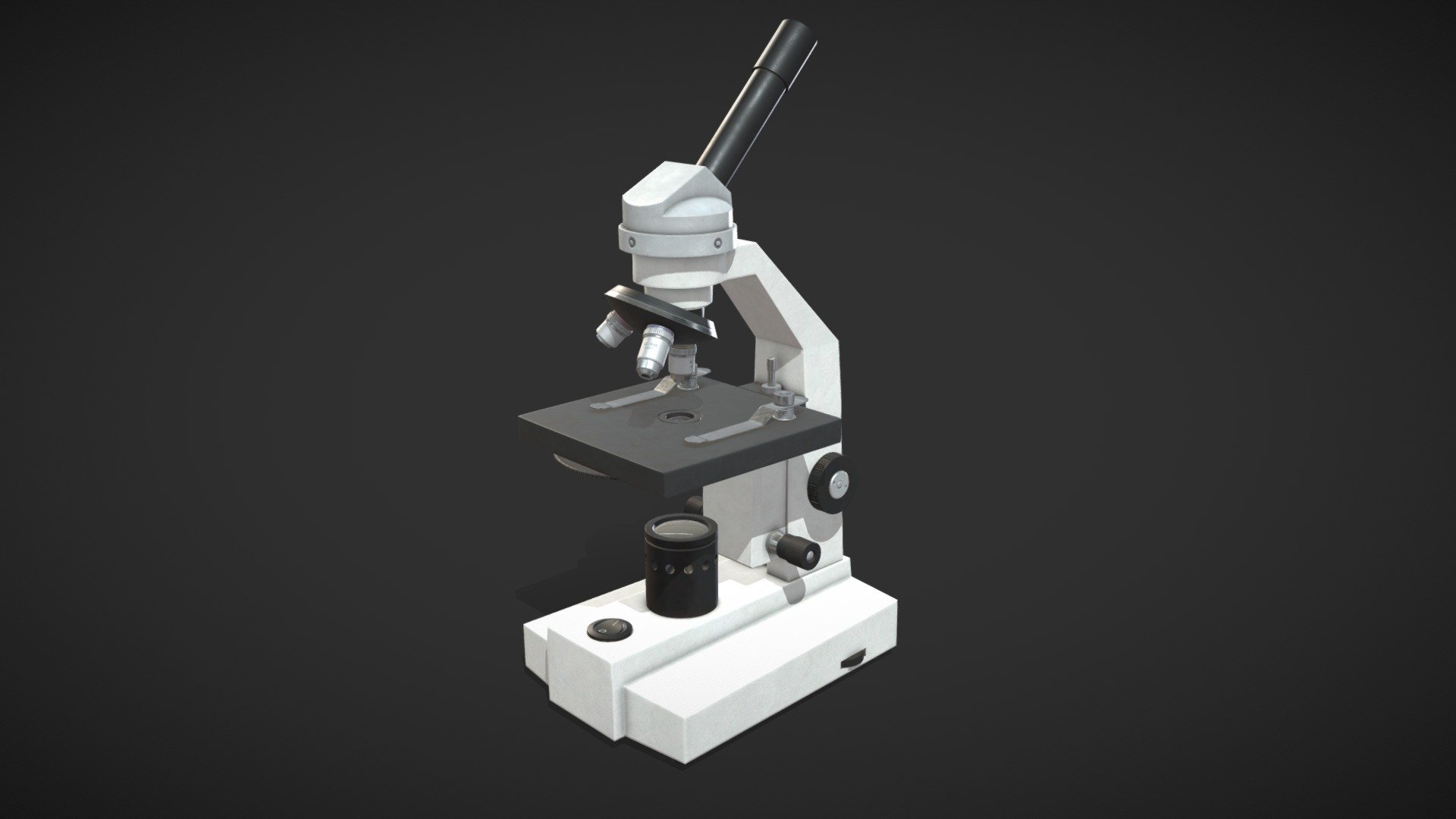 Microscope - 3D model by StijnMahieu [0f9319f] - Sketchfab