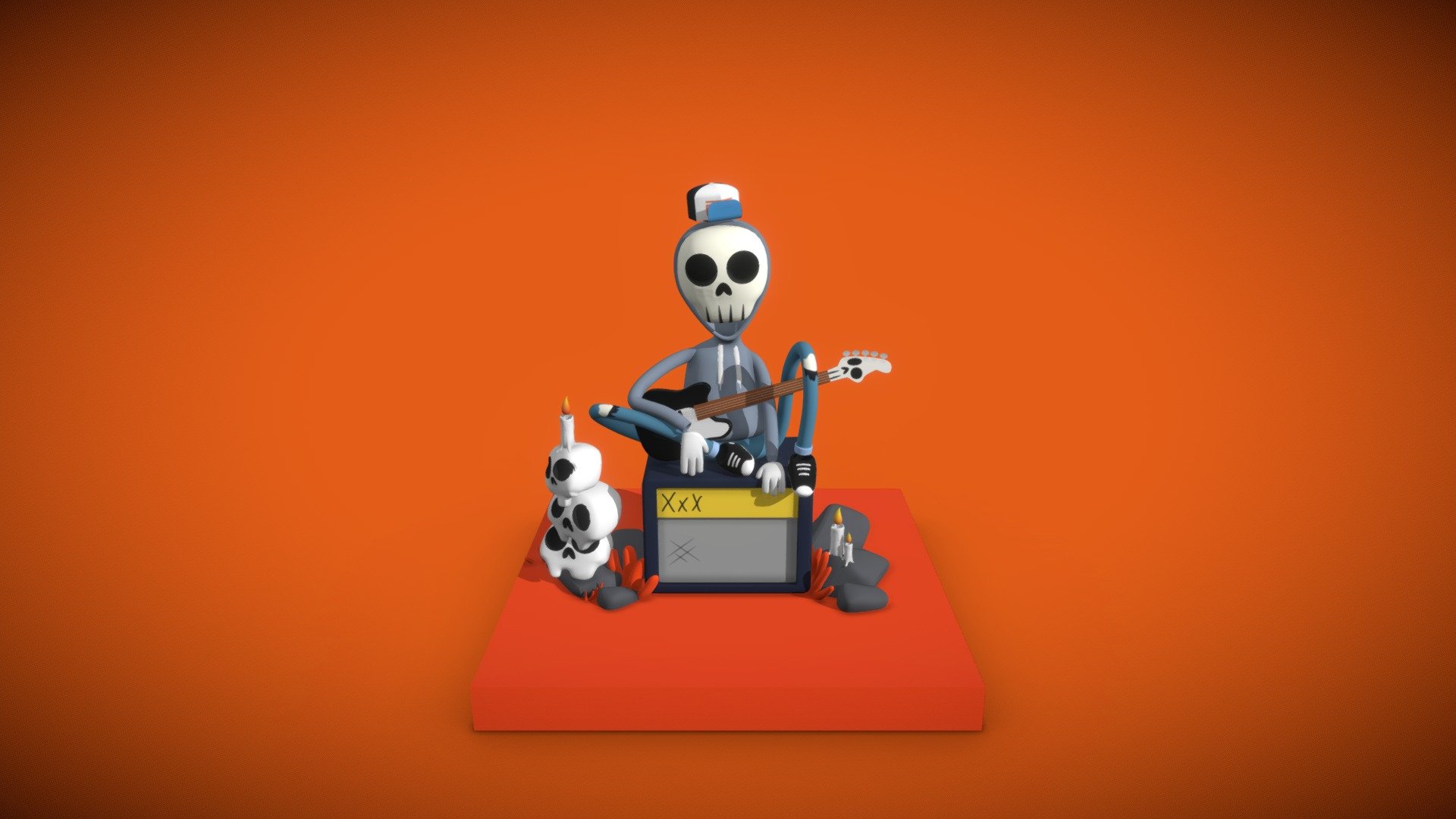 Rocker Skeleton - 3D model by Lorenzo Imperato (@psygraphik) [0f94d14 ...