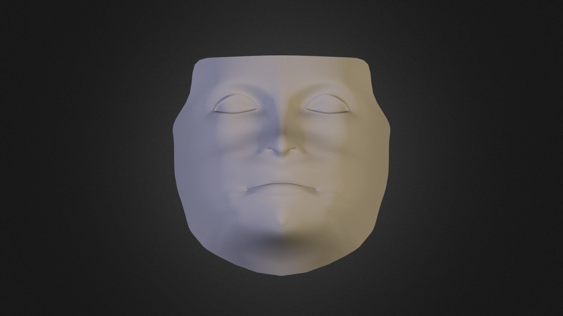 Face Model Final(Dakota)(Frozen) - 3D model by Dakota Nelson ...