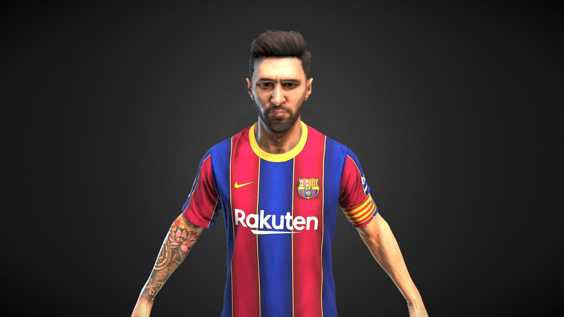 Football Player - Lionel Messi - 3D model by JuegoStudio [0f9618b ...