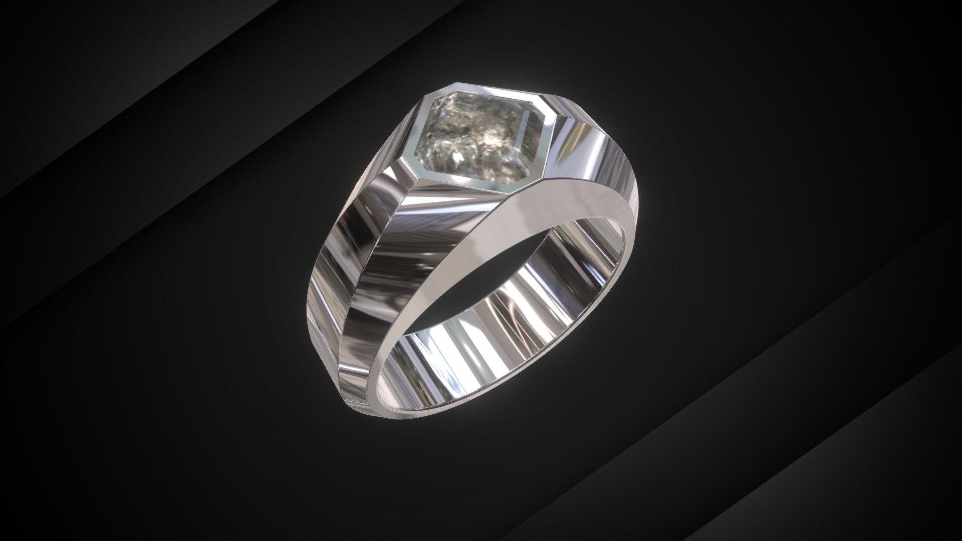 Fancy Diamond Design 1 - Yellow - copy - 3D model by Luis Rocha ...