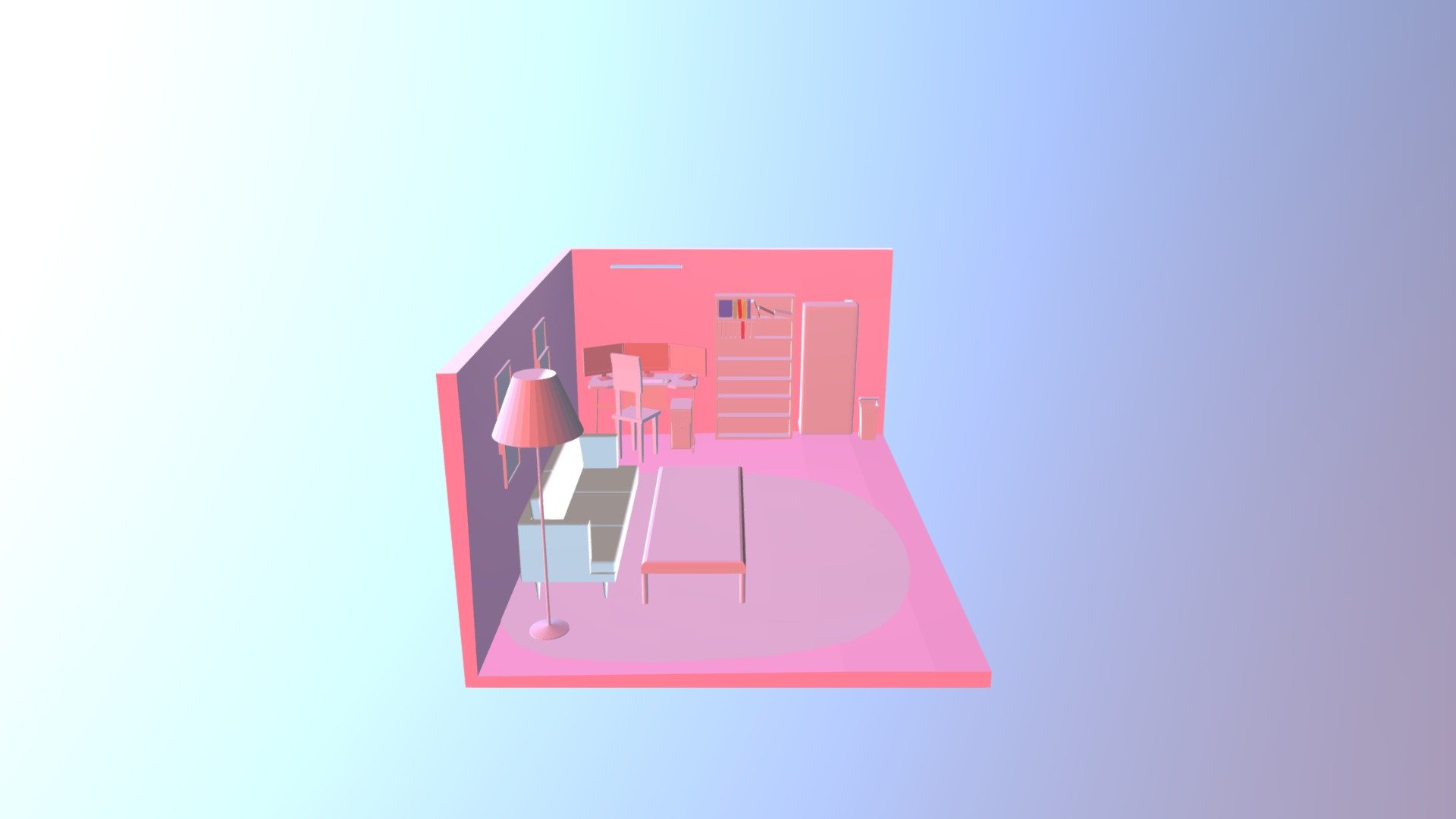 Room2 - 3D model by arthurarty545 [0f99a85] - Sketchfab