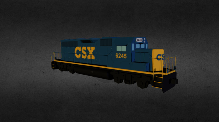 Partially Finished US Diesel Engine (CSX) - Download Free 3D model by ...