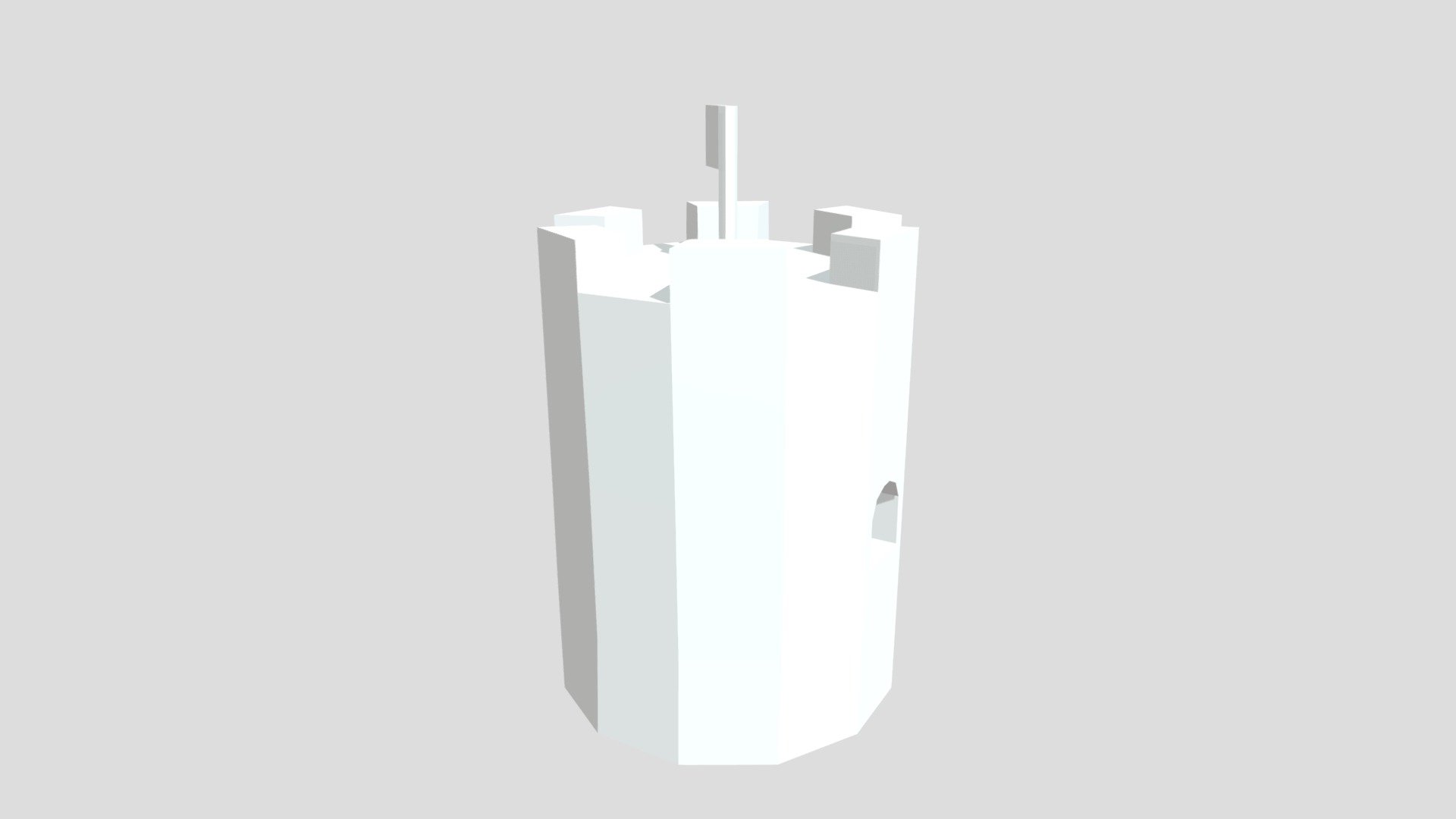 Untextured Castle - Download Free 3D model by nmeyers103 (@nmeyers1036 ...