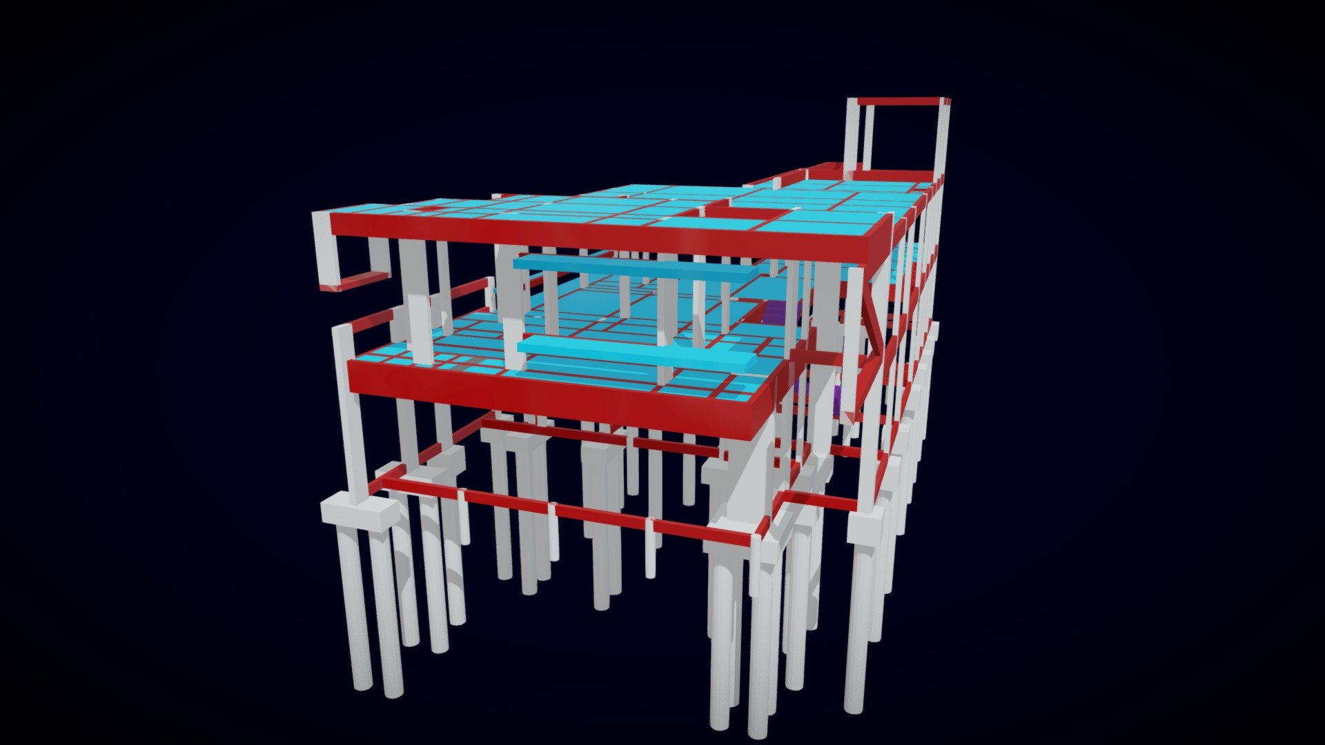 Proj. Estrutural Kassem Hijazi - 3D model by Project.Engenharia ...