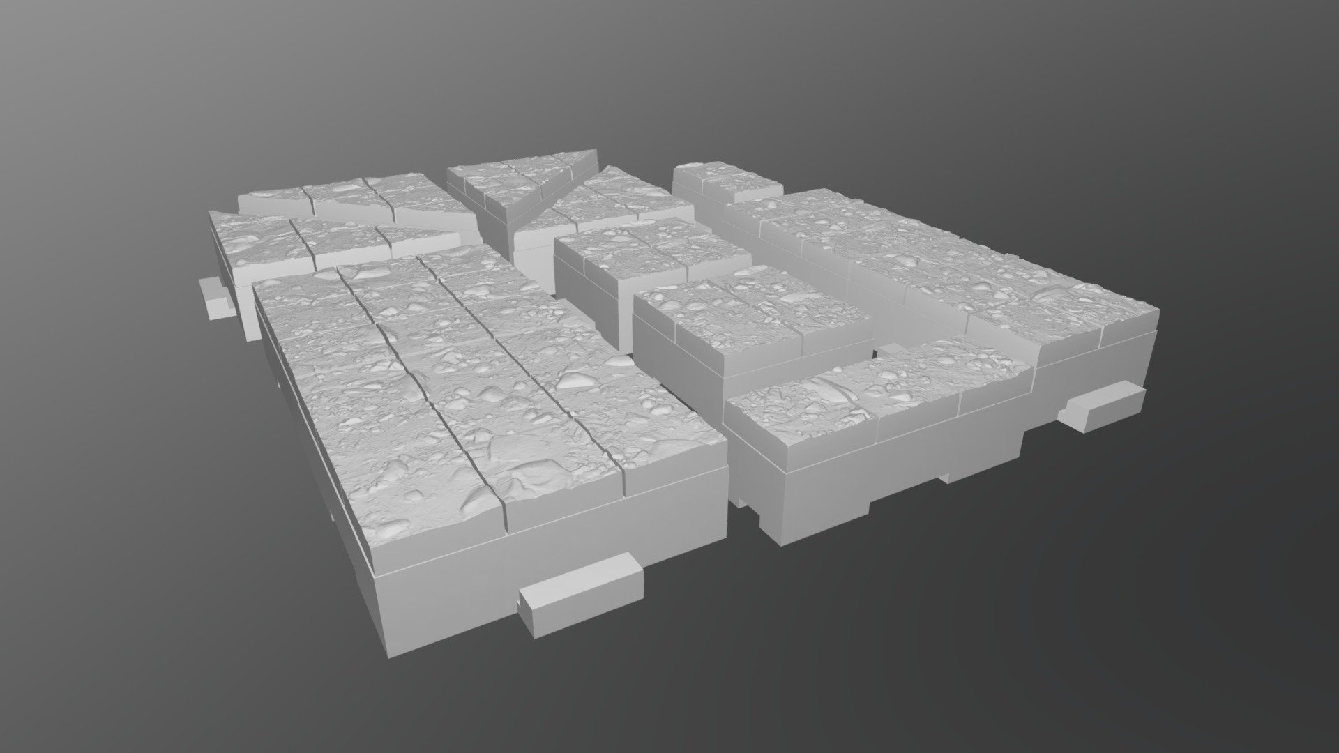 TTRPG Tiles (Rocky Ground) - Buy Royalty Free 3D model by Forge ...