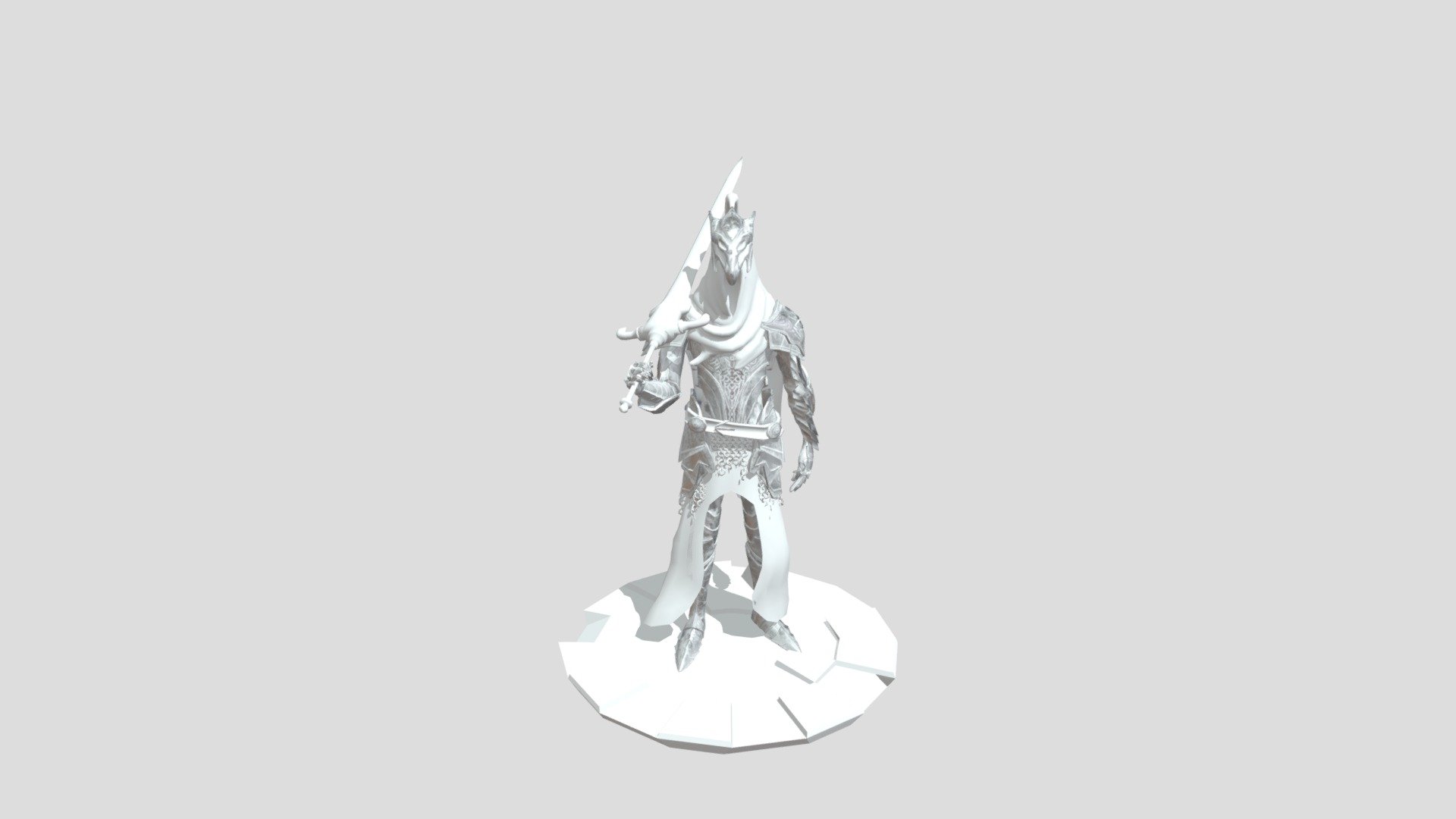 Knight - Download Free 3D model by King Potato (@Old_Blood) [0f9c0dd ...