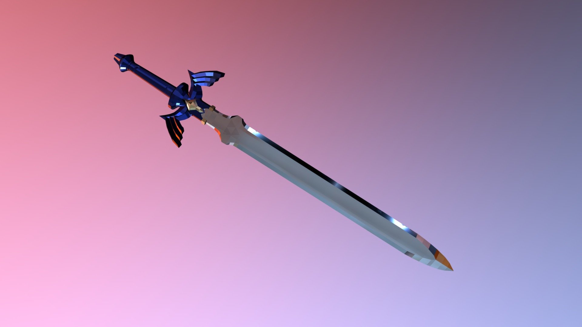 Master Sword (Final) - 3D model by 10820009 [0f9eb89] - Sketchfab