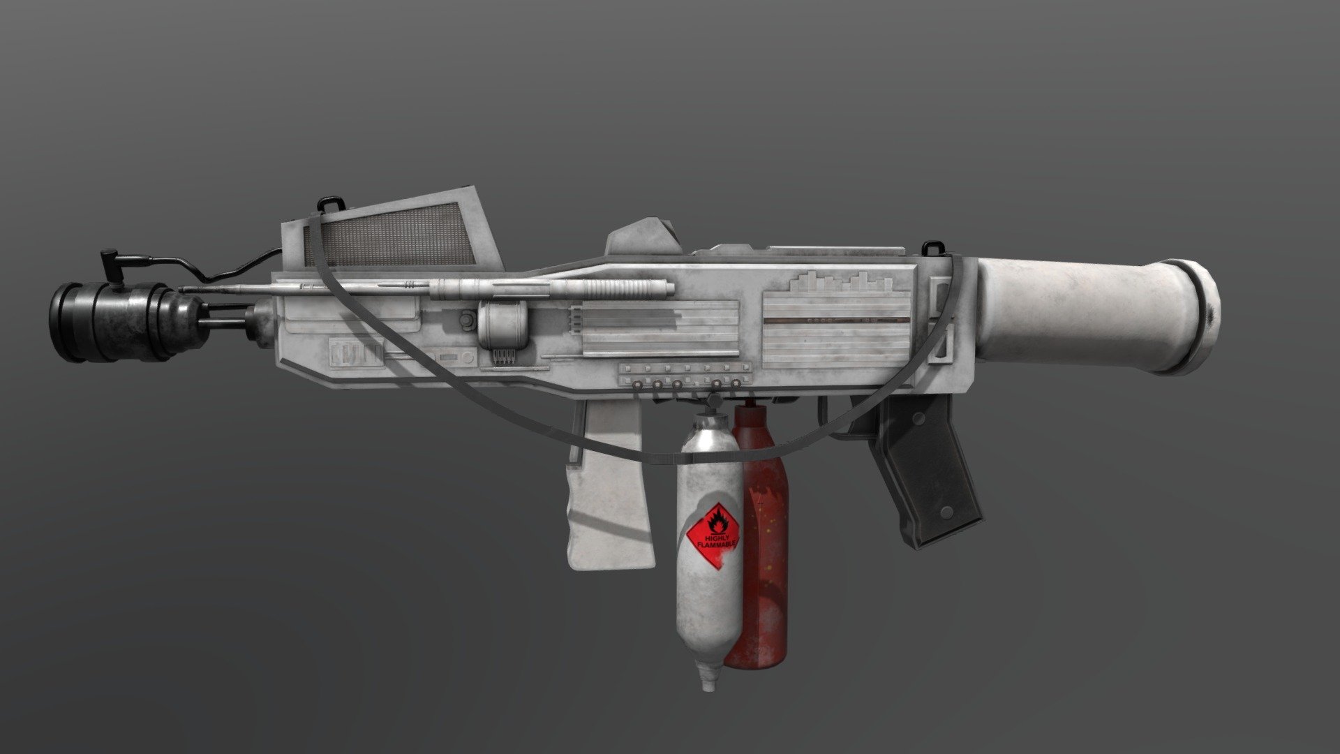 Alien Flamethrower - 3D model by Cheif115 [0f9ec7d] - Sketchfab