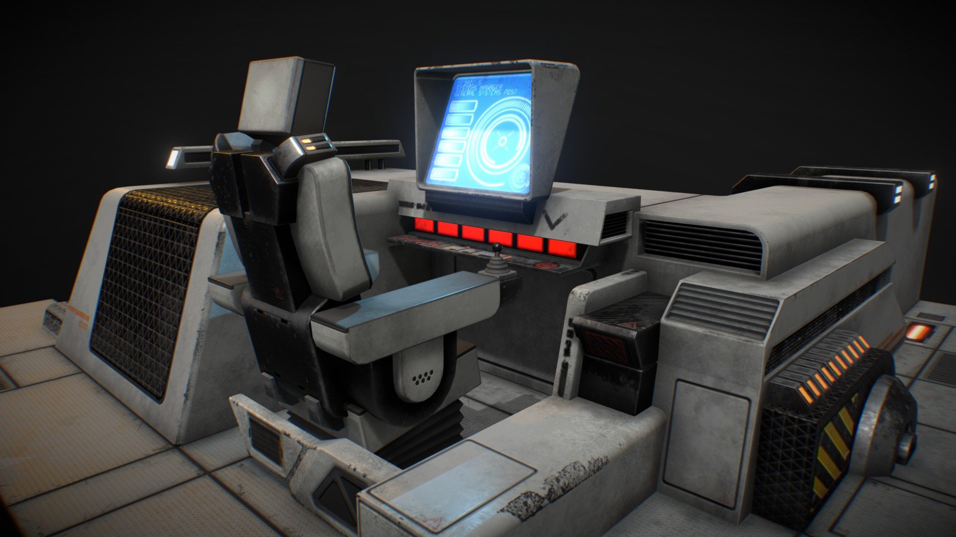 Sci- Fi Post - 3D model by Jefferson Frenay (@MrTeckmachin) [0fa0664 ...