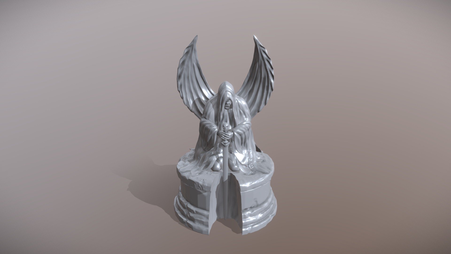 Demon guard statue - 3D model by Hamidreza Oloumi (@hroloumi) [0fa08ad ...