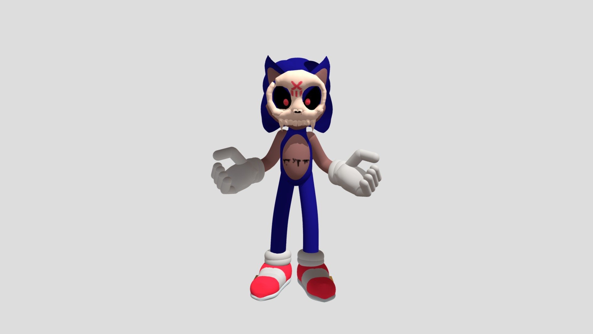 Sonic.EXE (Drop And Roll) - Download Free 3D model by NexusSpeedster ...