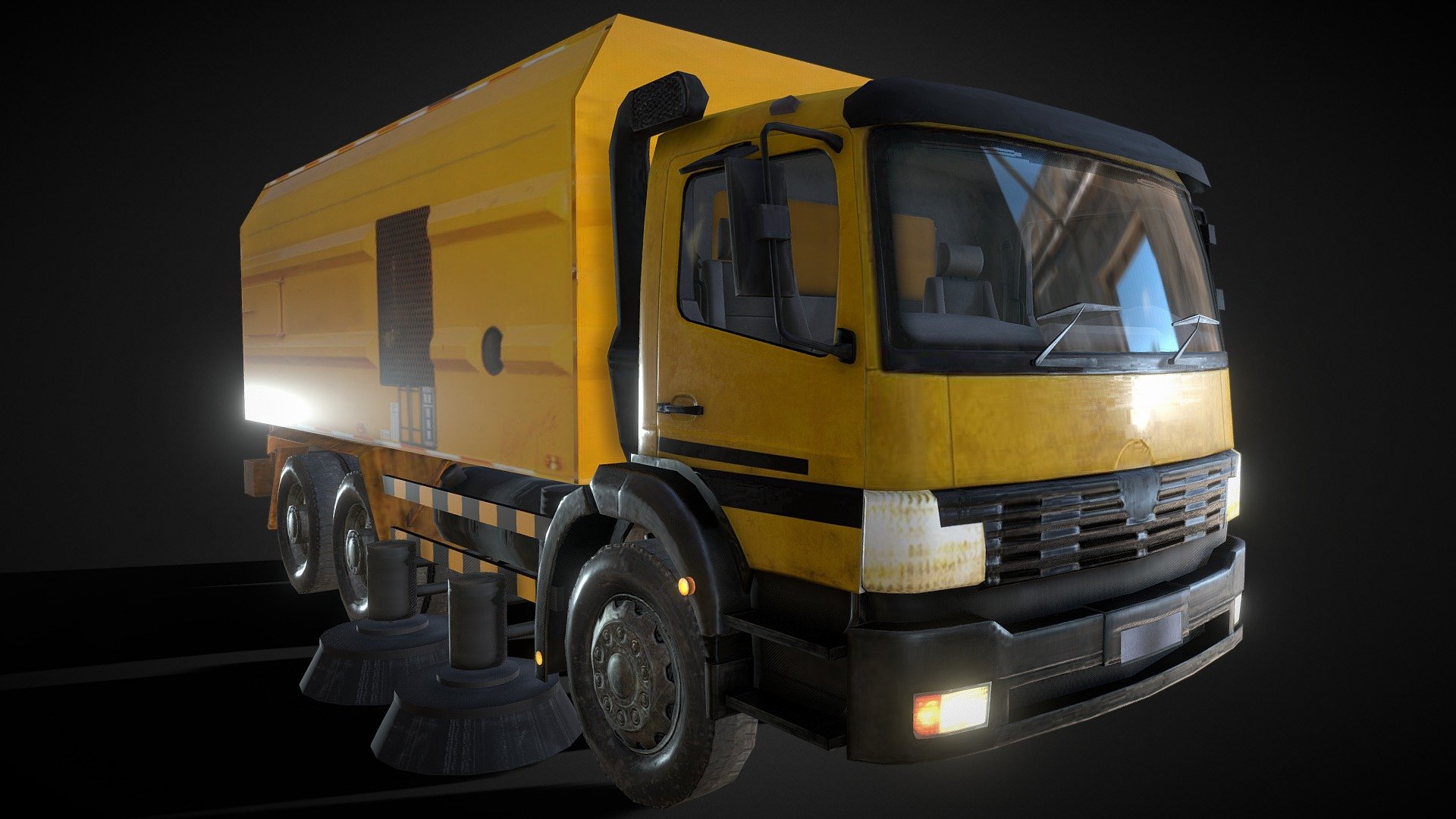 TW Street Sweeper 001 - Buy Royalty Free 3D model by animod [0fa1d48 ...