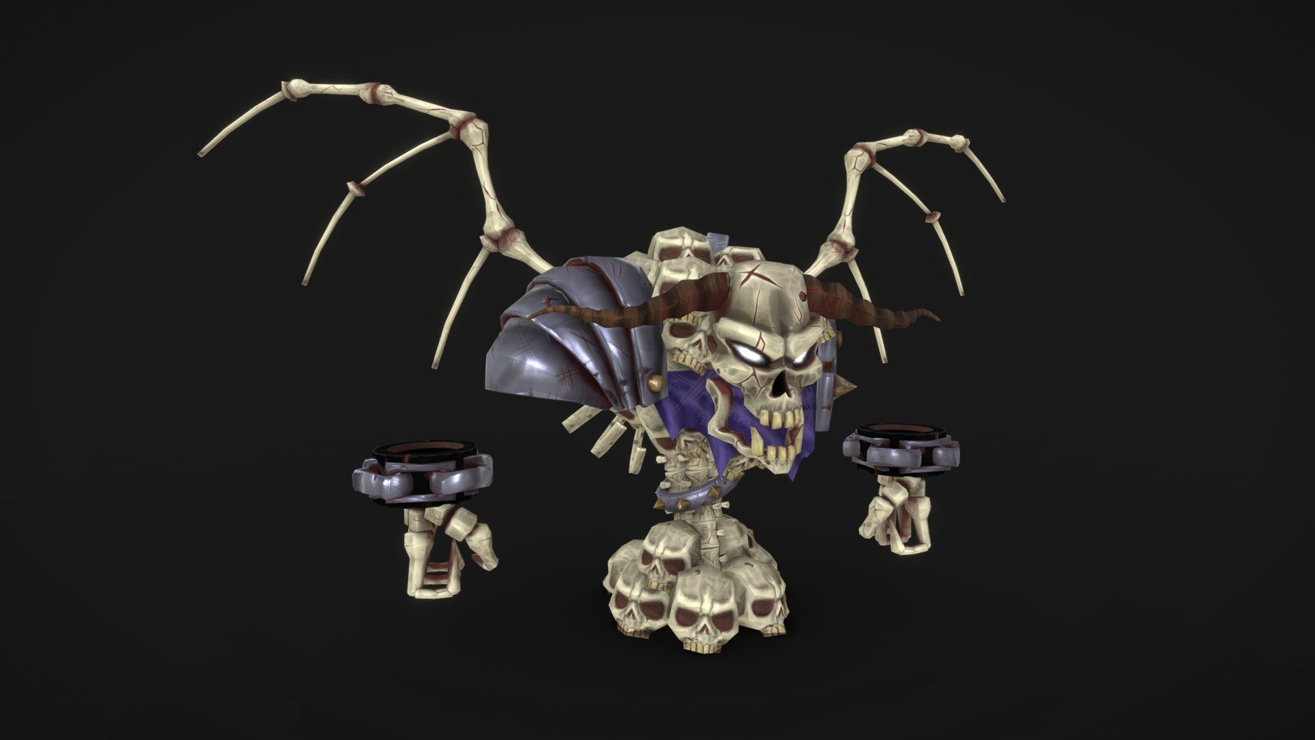 Skeleton Boss - Toy Tactics - 3D model by Kasukens [0fa3252] - Sketchfab