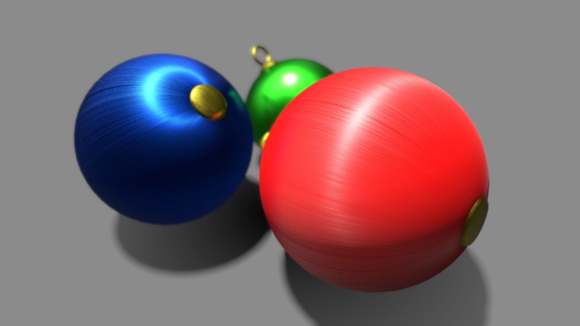 Anisotropic Material Demo: Christmas Baubles - 3D model by Sketchfab ...