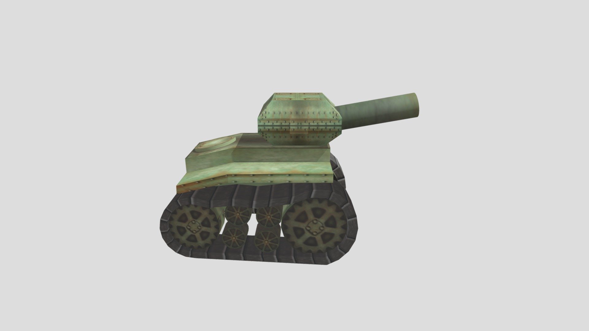 Low Poly Tank - 3D model by elerifee [0fa4c72] - Sketchfab