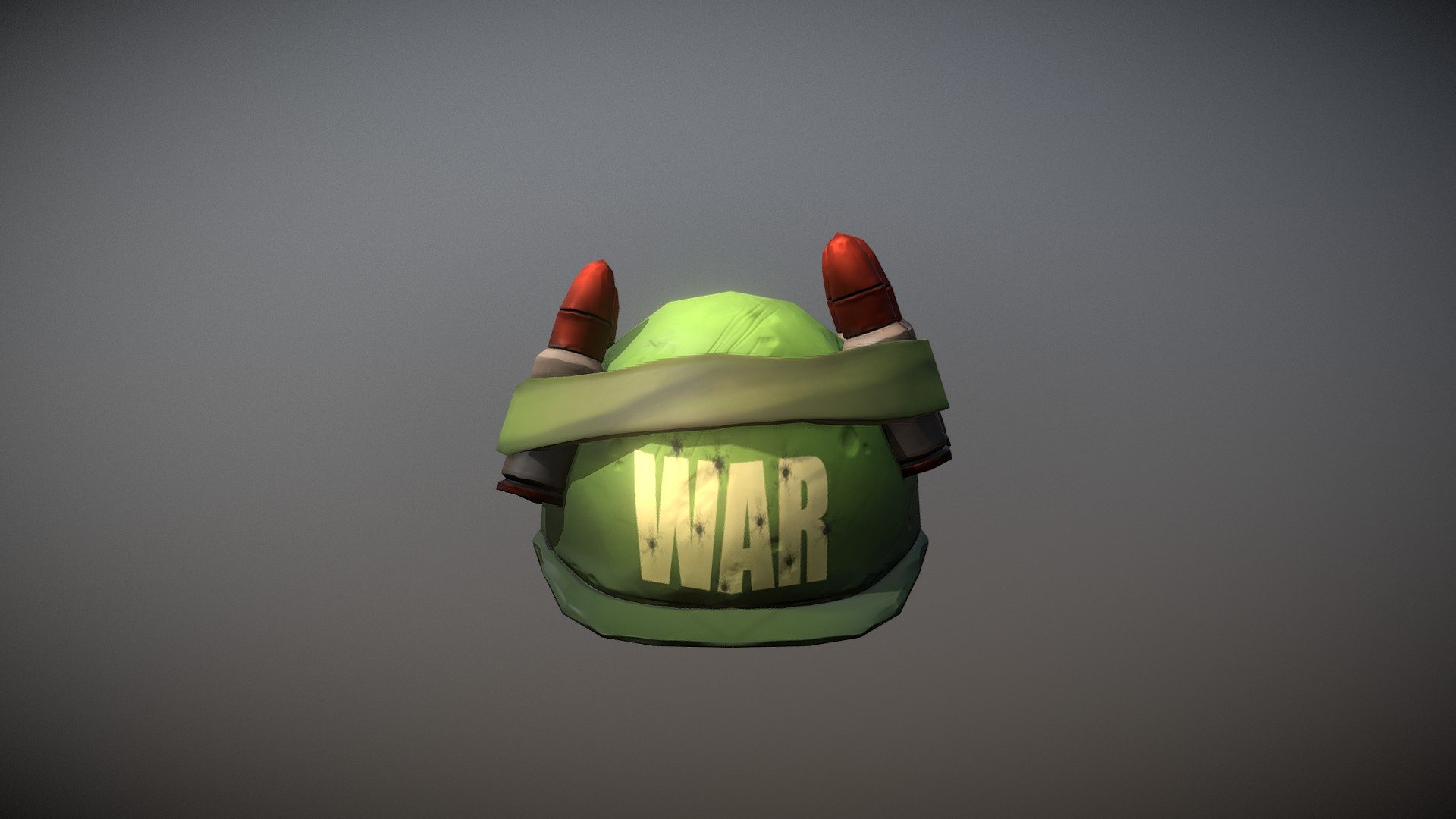 PBR Stylized War Helmet - 3D model by Juan Polanco (@juaninside ...